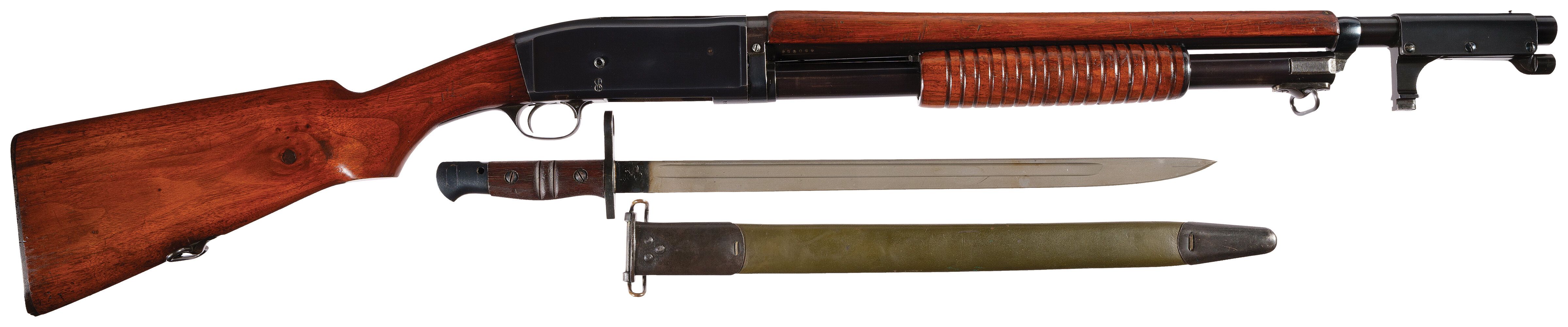 WWI U.S. Remington-UMC Model 10-A Trench Shotgun with Bayonet | Rock ...