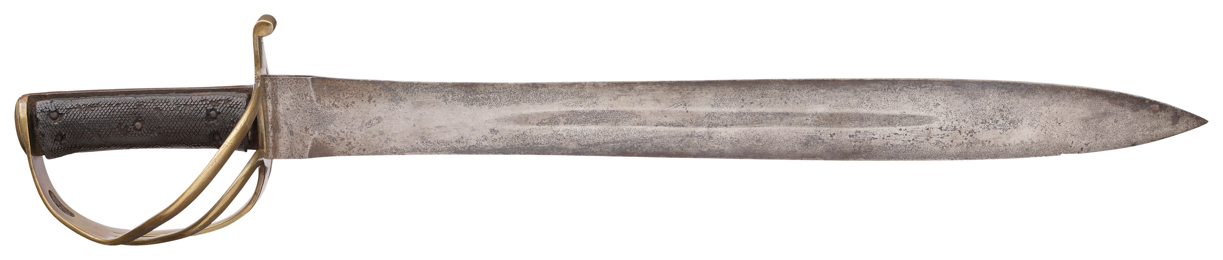 Civil War Courtney & Tennent Mole Confederate Naval Cutlass | Rock ...