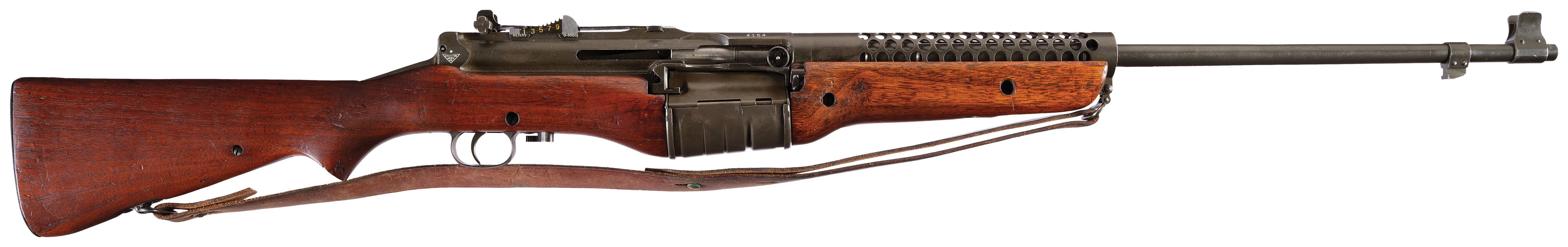 Chilean Contract Johnson 1941 Semi-Automatic Rifle in 7mm Mauser | Rock ...