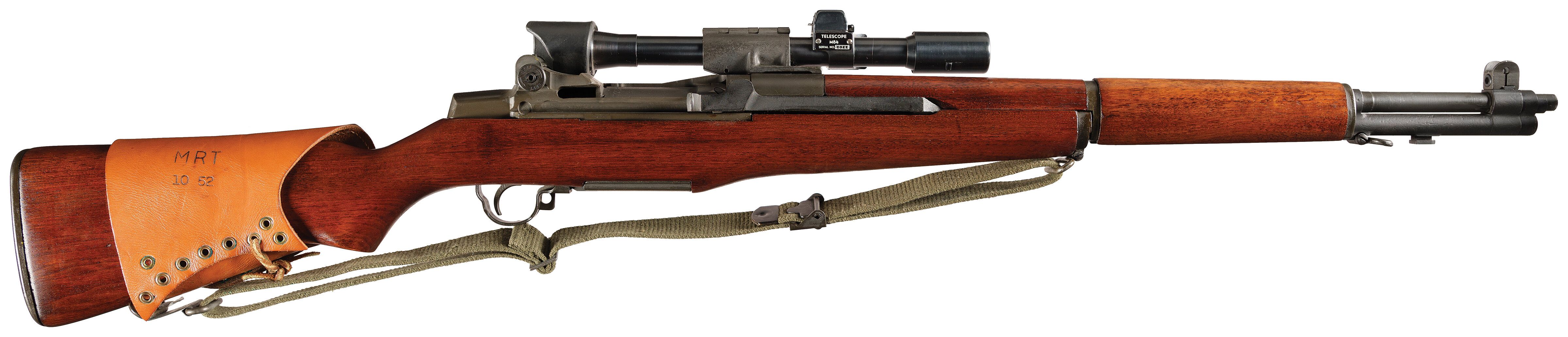 U.S. Winchester M1D Garand Sniper Rifle with M84 Scope | Rock Island ...