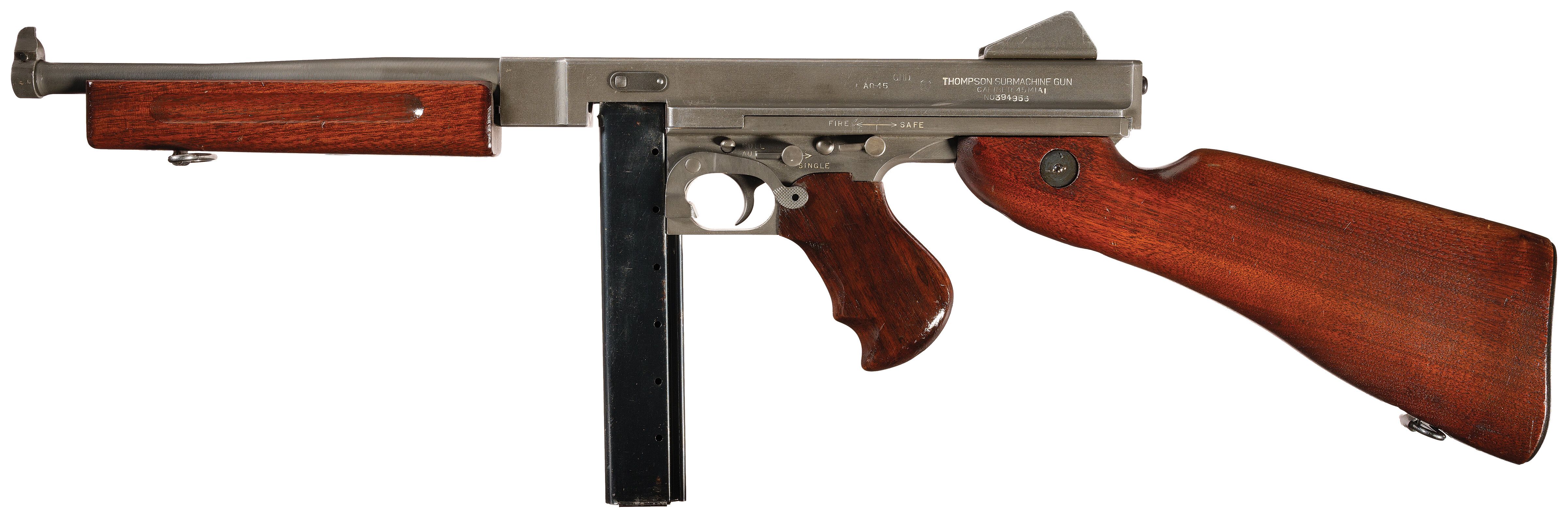 U.S. Auto-Ordnance M1A1 Thompson, Class III/NFA C&R Machine Gun | Rock ...