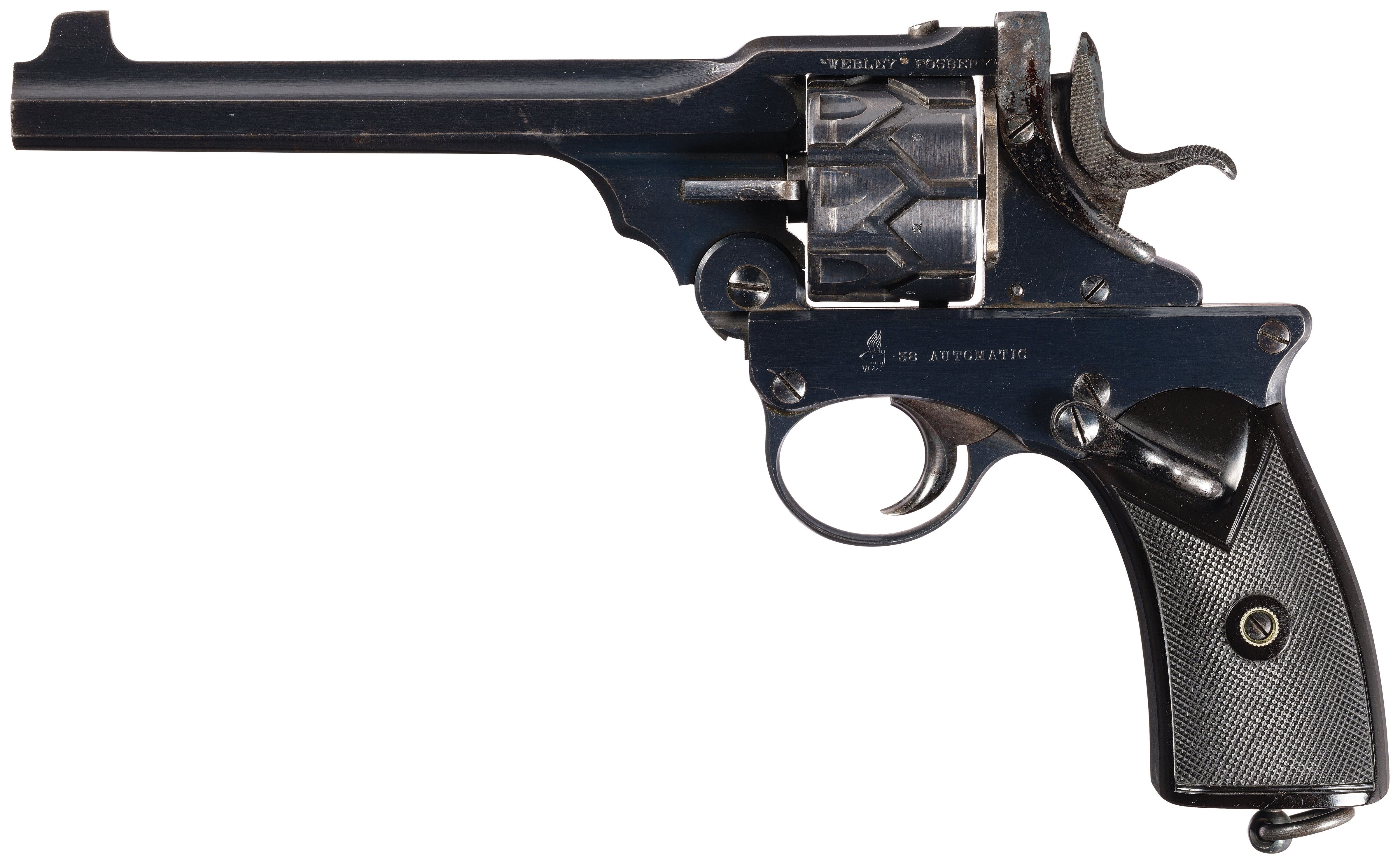 Webley-Fosbery Model 1902 Automatic Revolver in .38 ACP | Rock Island ...