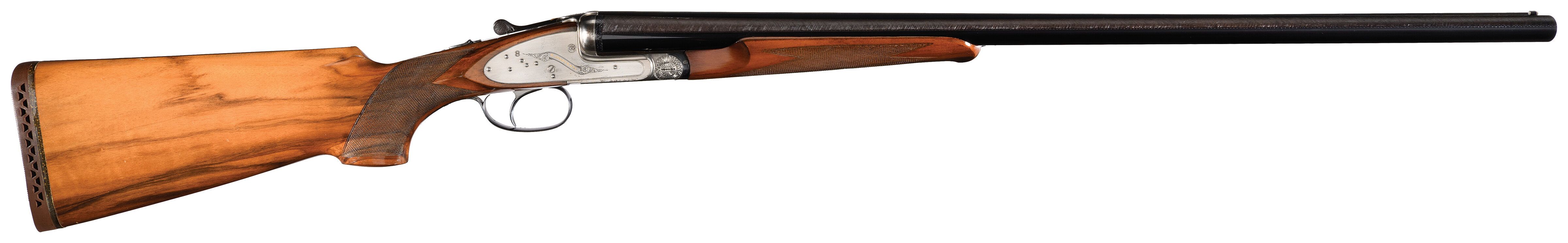 Engraved and Gold Inlaid Vincenzo Bernardelli Sidelock Shotgun | Rock ...