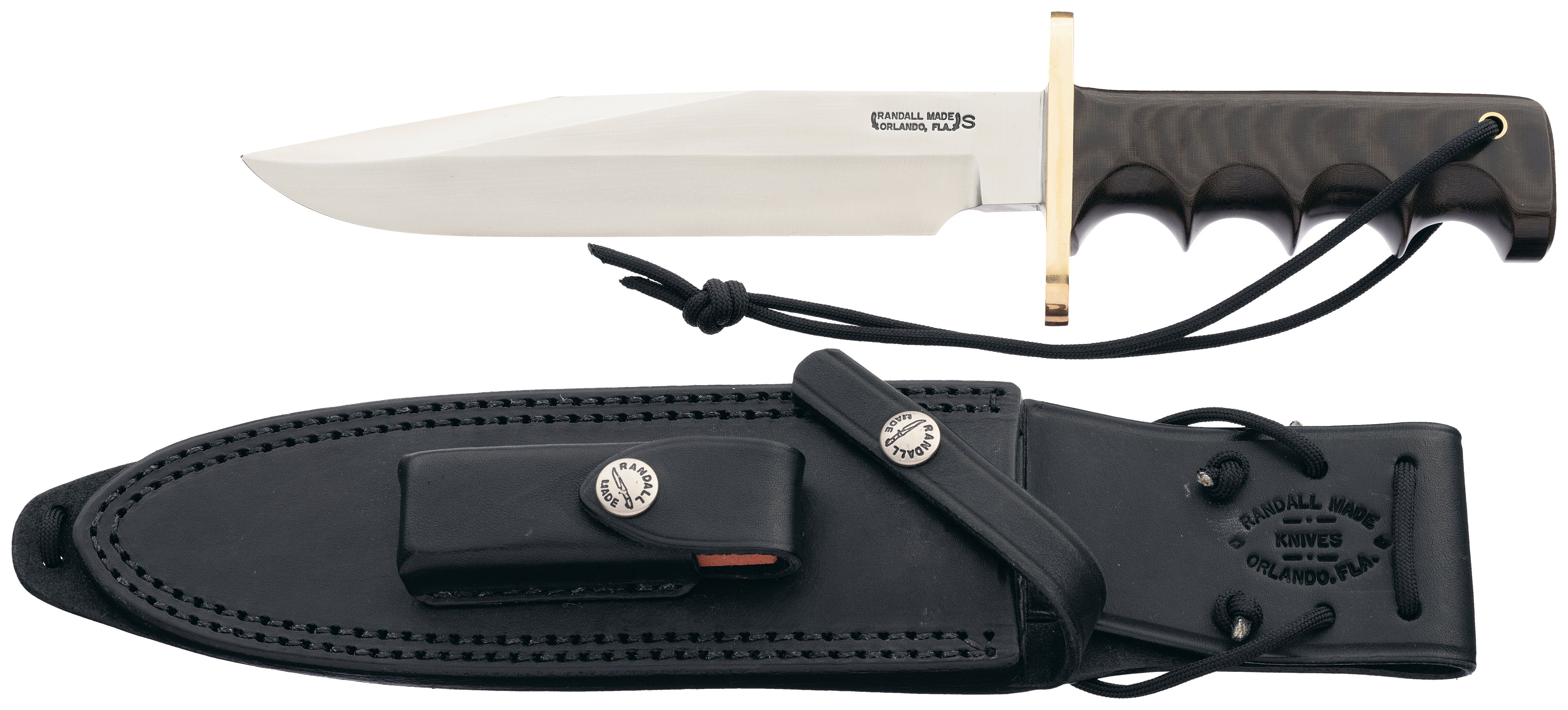 Randall Model 14 Attack Knife with Sheath | Rock Island Auction
