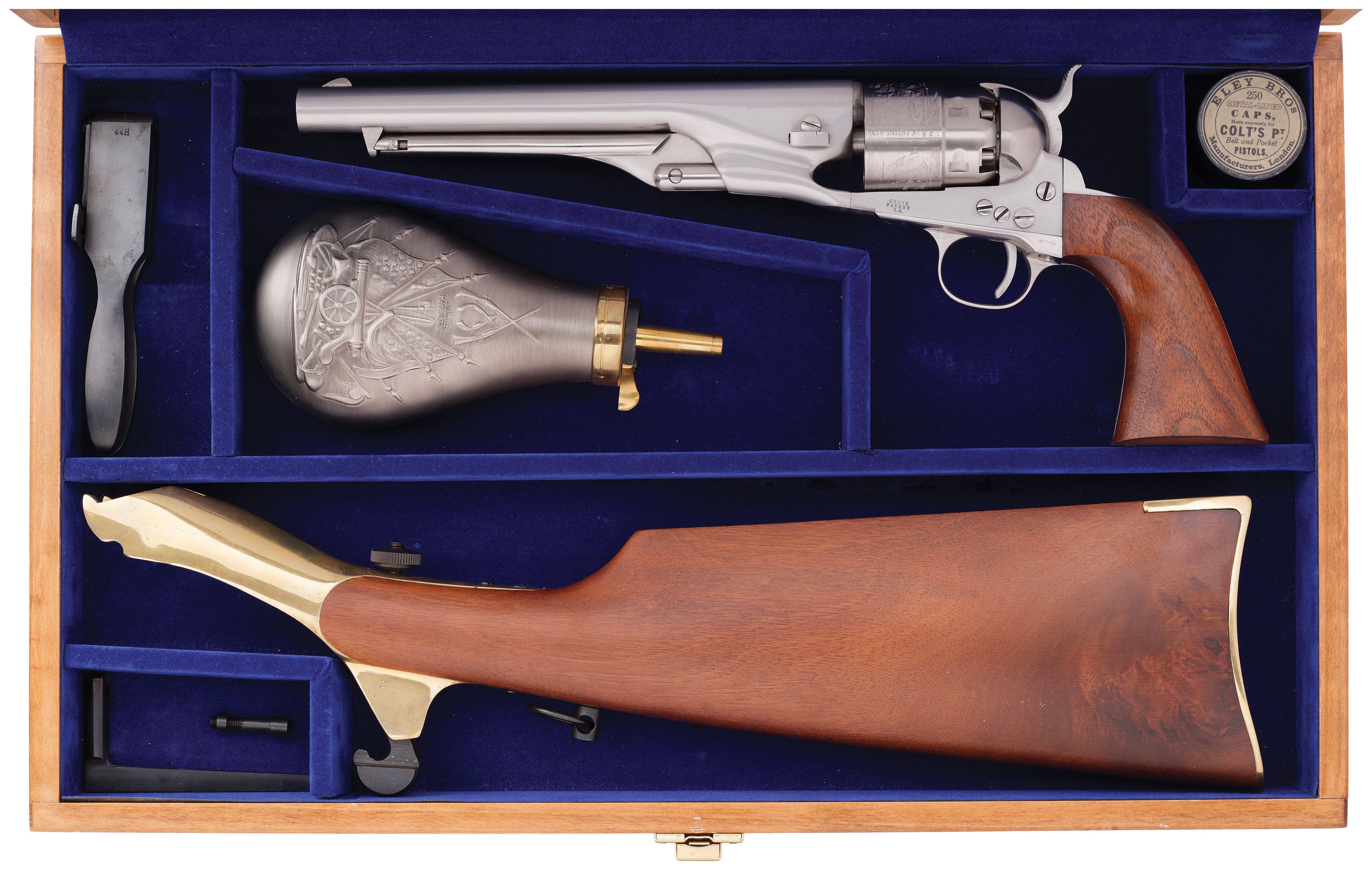 Stainless Steel Colt Model 1860 Army Revolver | Rock Island Auction