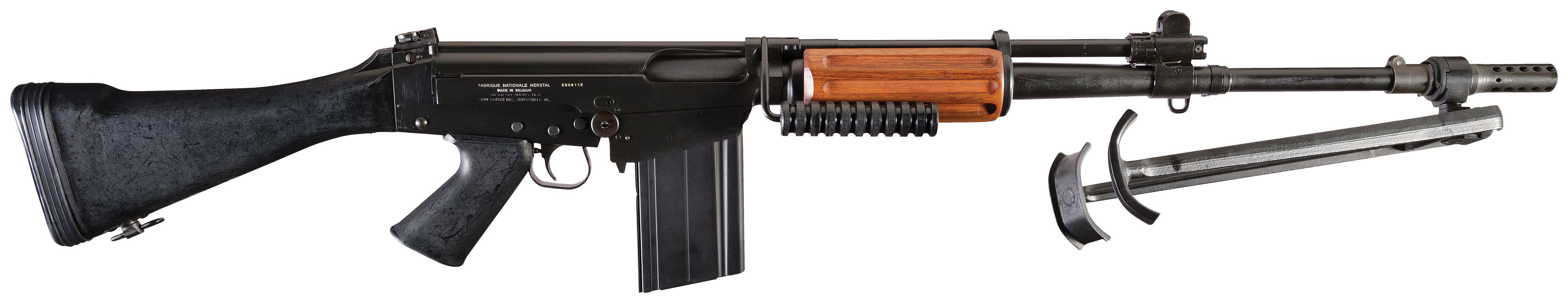 Pre-Ban Belgian Made FN FALO HBAR Pattern FAL Rifle with Bipod | Rock ...