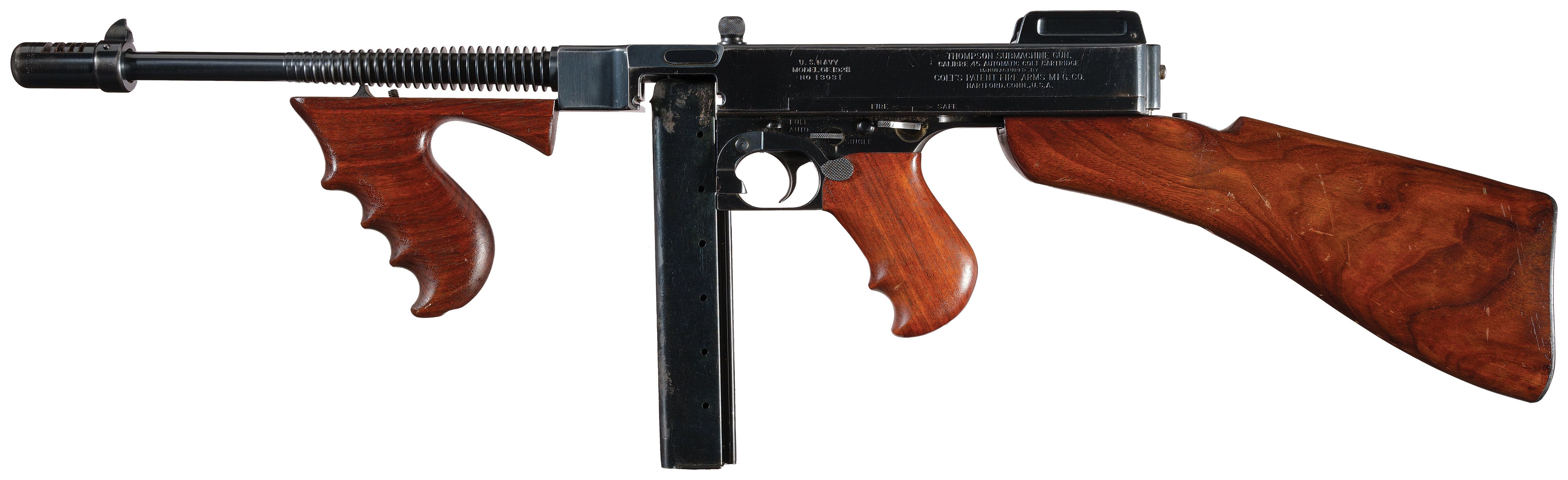 Colt 1921/28 U.S. Navy Thompson, Class III/NFA C&R Machine Gun | Rock ...
