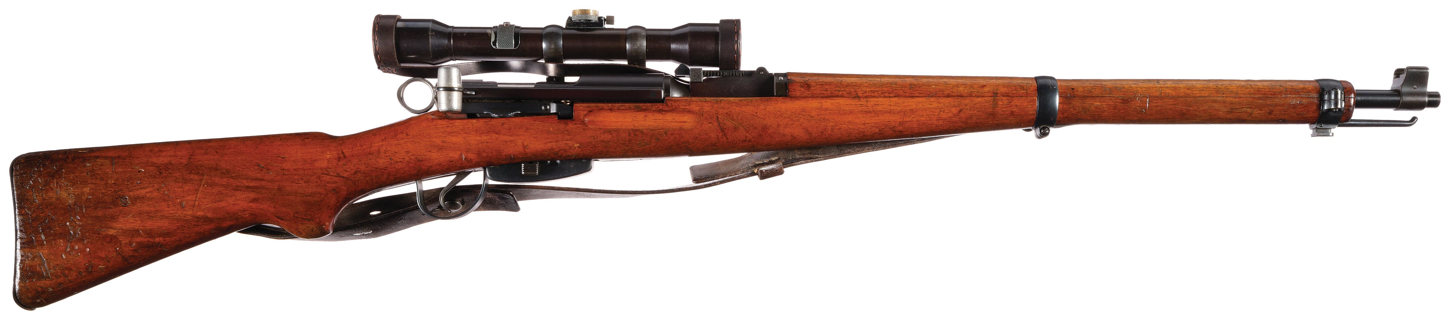 Swiss "ZK31" Variant K31 Straight Pull Sniper Rifle with Scope | Rock ...