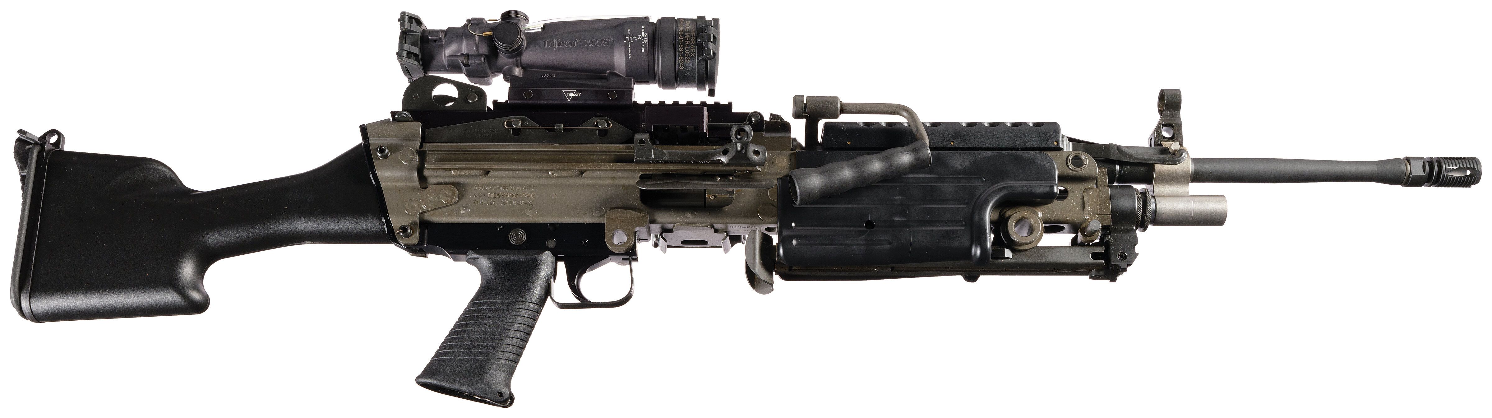 FN Herstal USA M249S with ACOG, Box, Case, Accessories | Rock Island ...