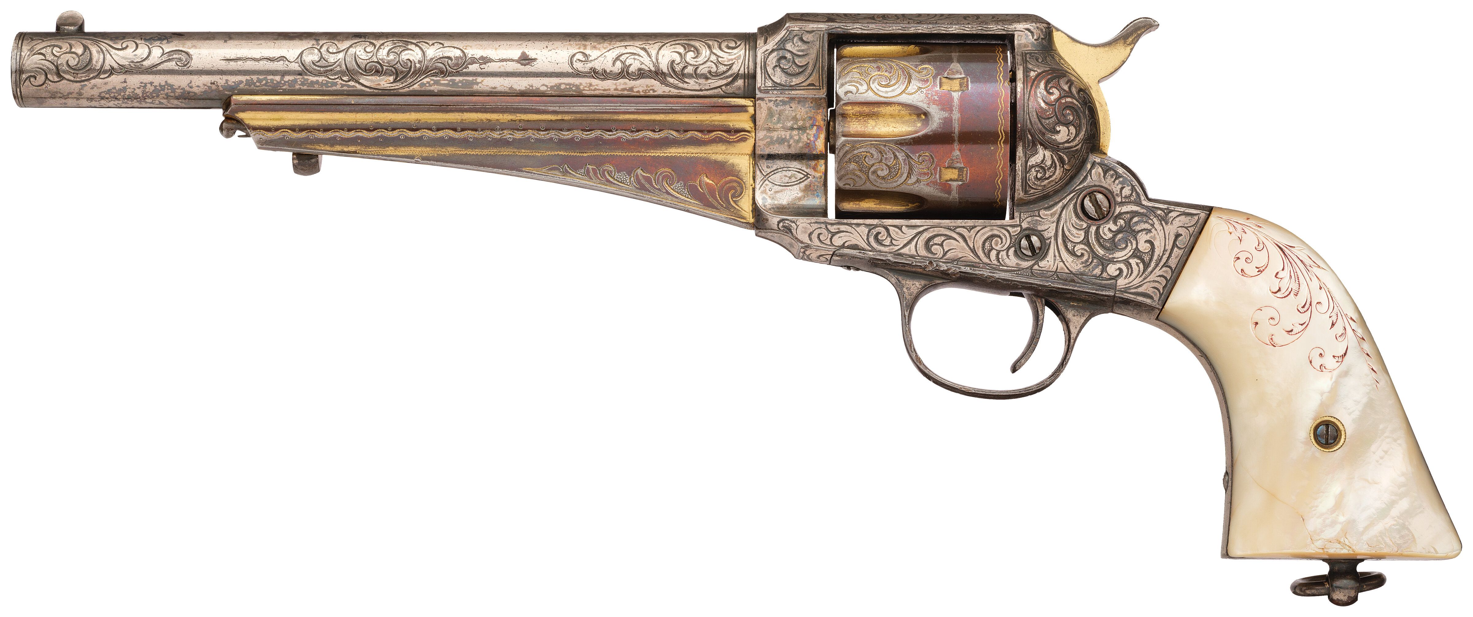 Factory Engraved Remington Model 1875 Revolver | Rock Island Auction