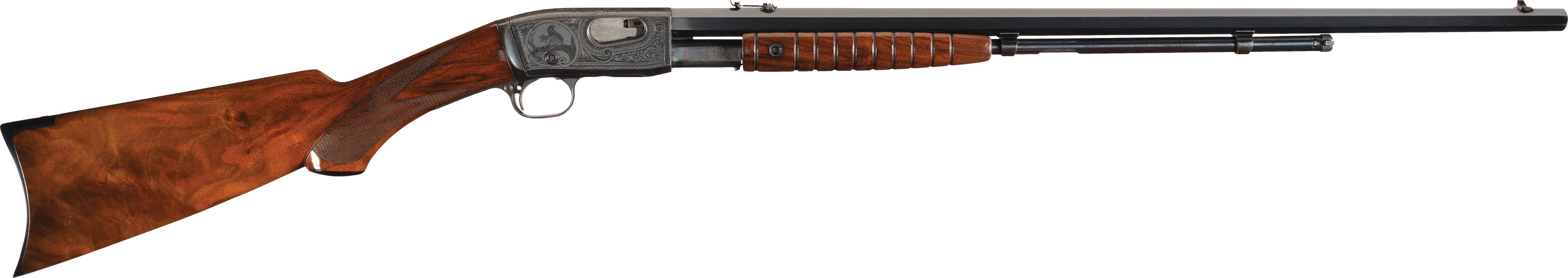 Factory Engraved Remington Model 12 Slide Action Rifle | Rock Island ...