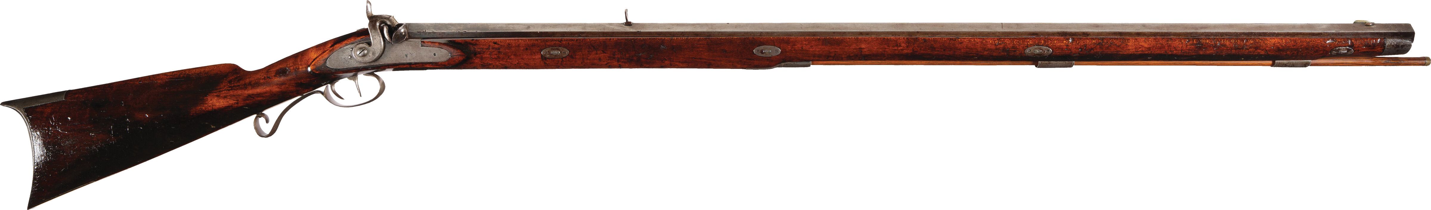 S. Hawken St. Louis Signed Full-Stock Percussion Rifle | Rock Island ...