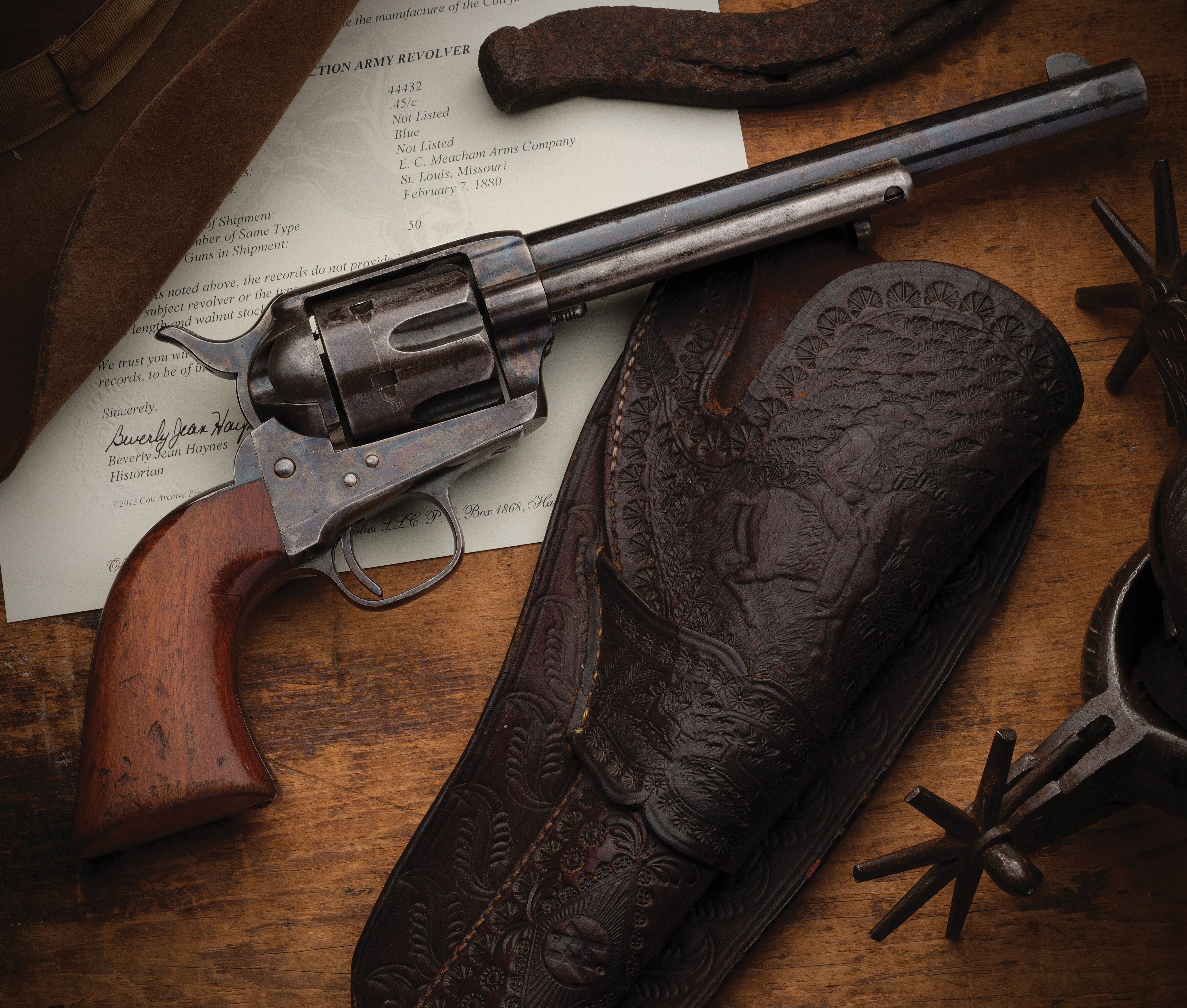 St. Louis Shipped Antique Colt Single Action Army Revolver | Rock ...