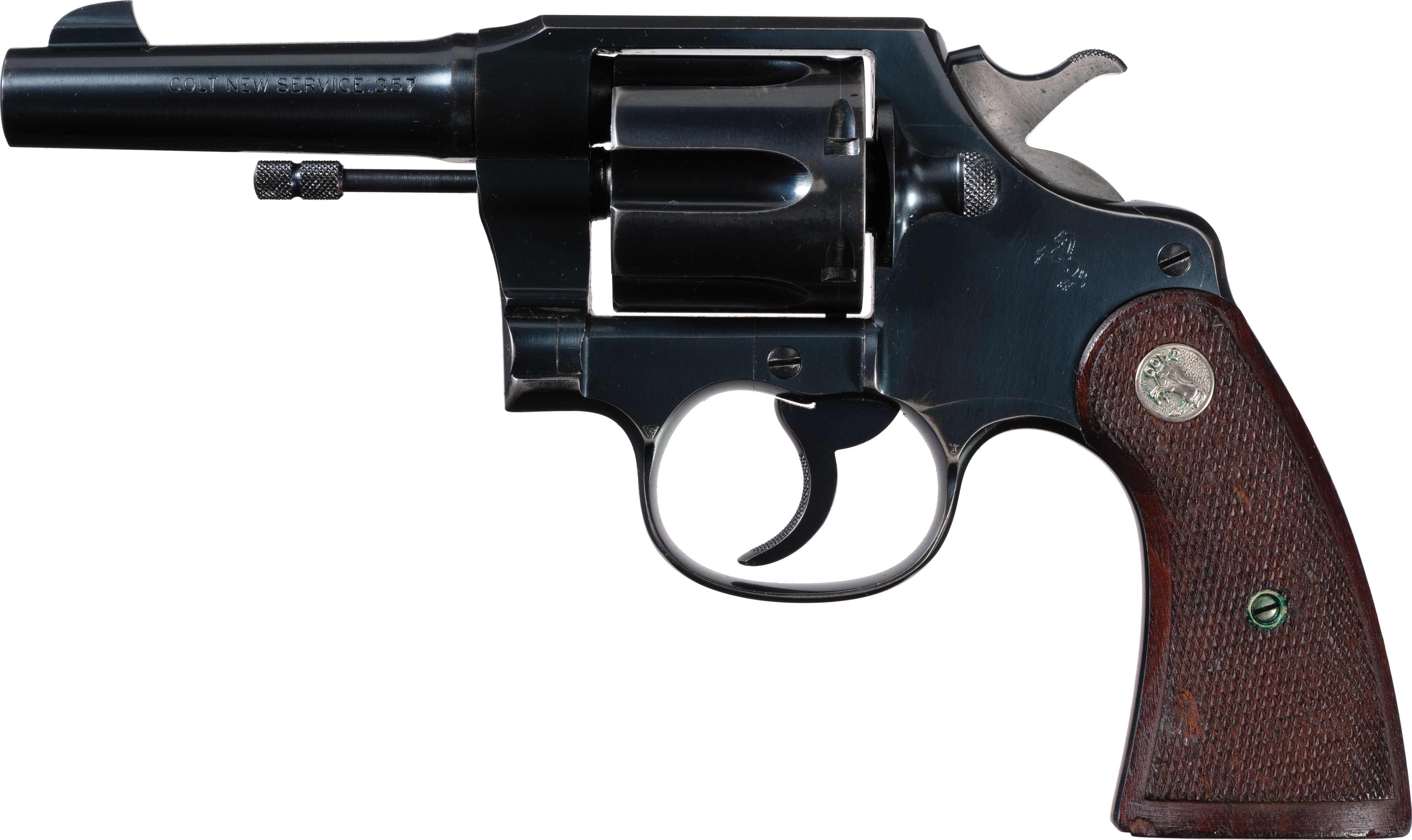 Dubuque Police Colt New Service Revolver with Factory Letter | Rock ...