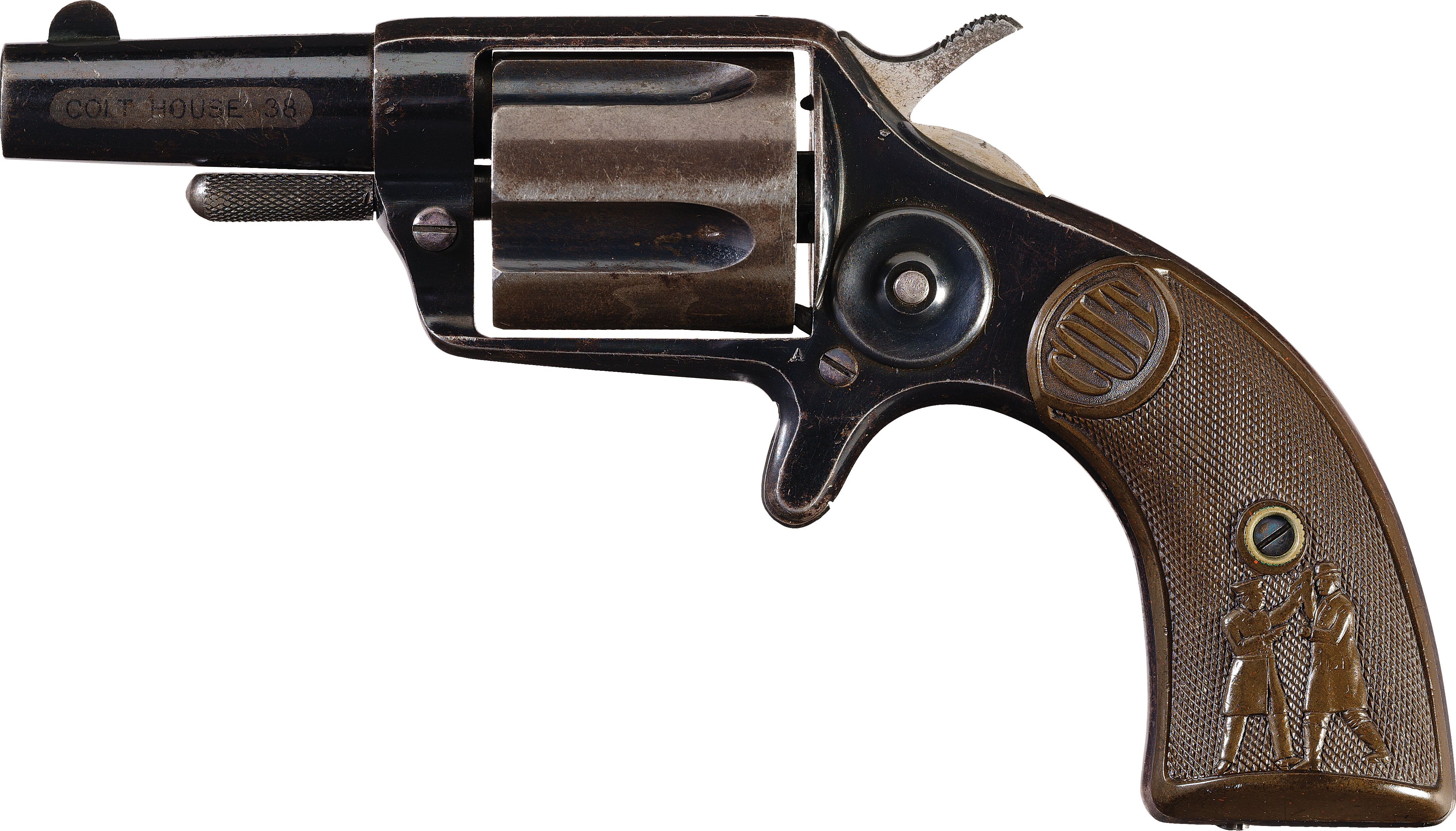 Colt New House Revolver with Cop & Thug Grips | Rock Island Auction