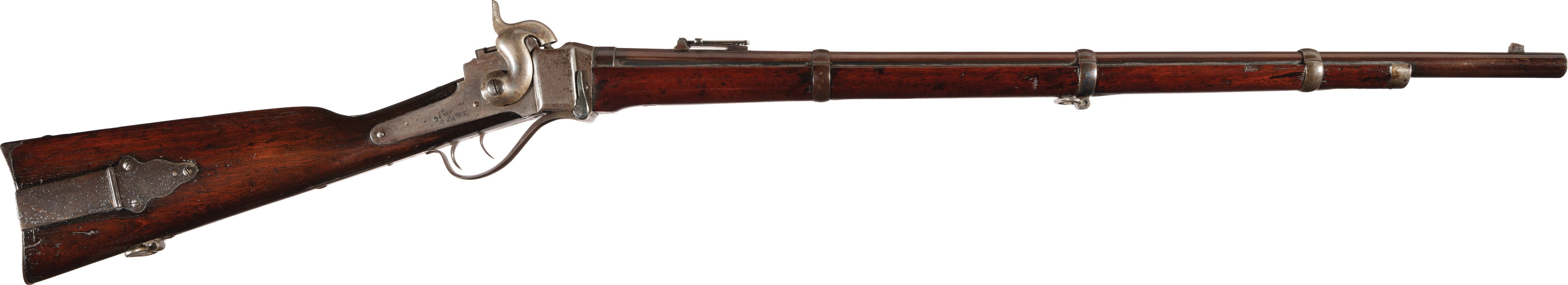 Civil War Berdan Sharpshooter Range Sharps Model 1859 Rifle | Rock ...