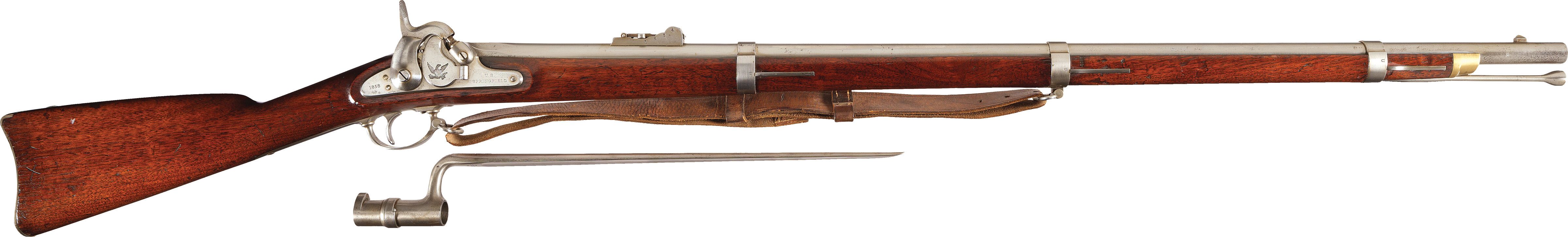 U.S. Springfield Model 1858 Type I Cadet Rifle-Musket | Rock Island Auction