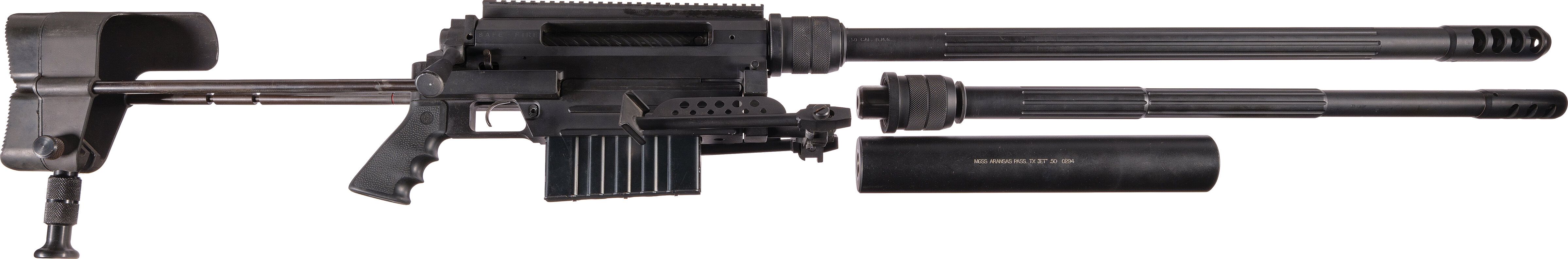 Cased EDM Arms M96 Windrunner Rifle with Class III/NFA Silencer | Rock ...
