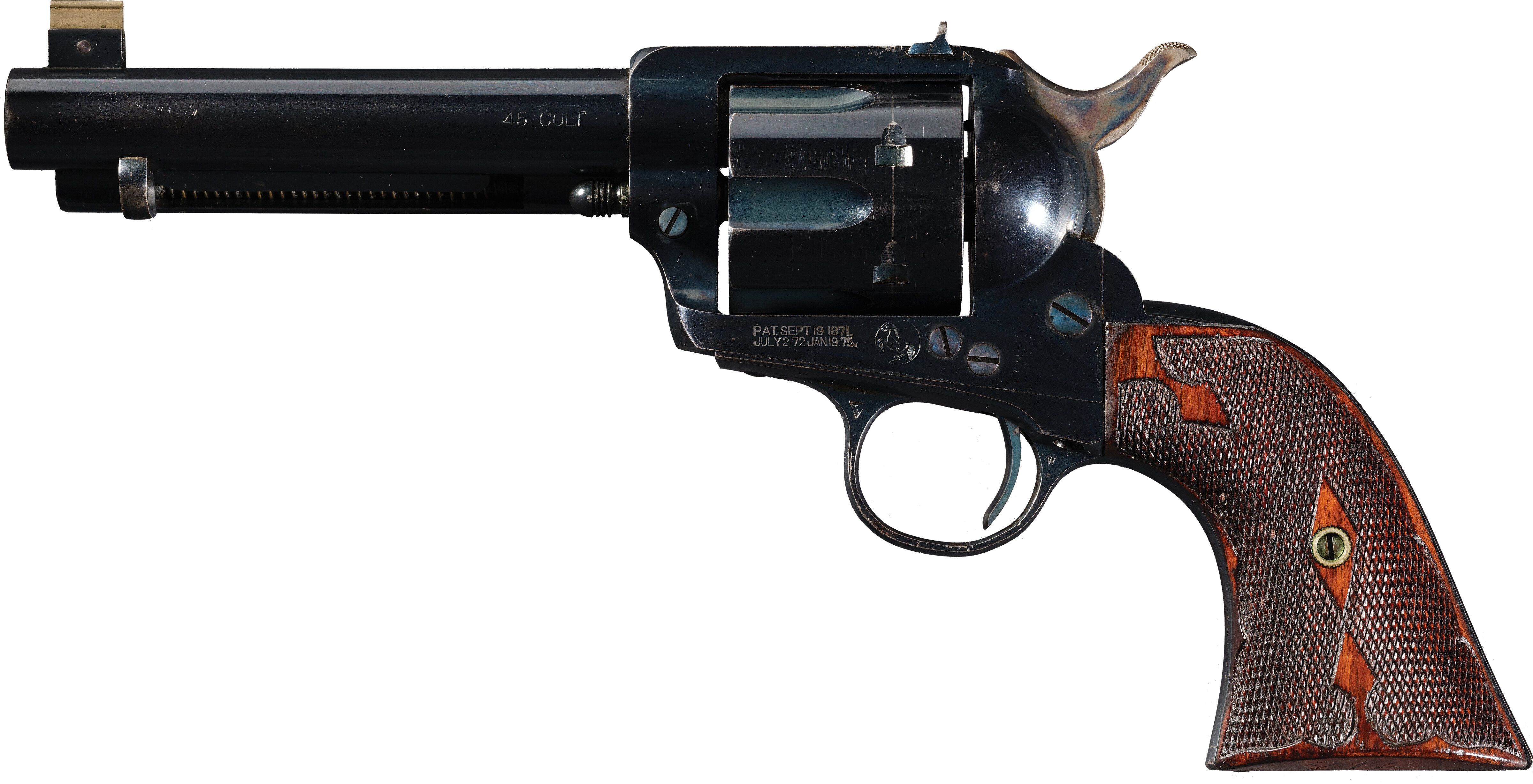 Albert Foster Jr Colt Flattop Target Single Action Army Revolver | Rock ...