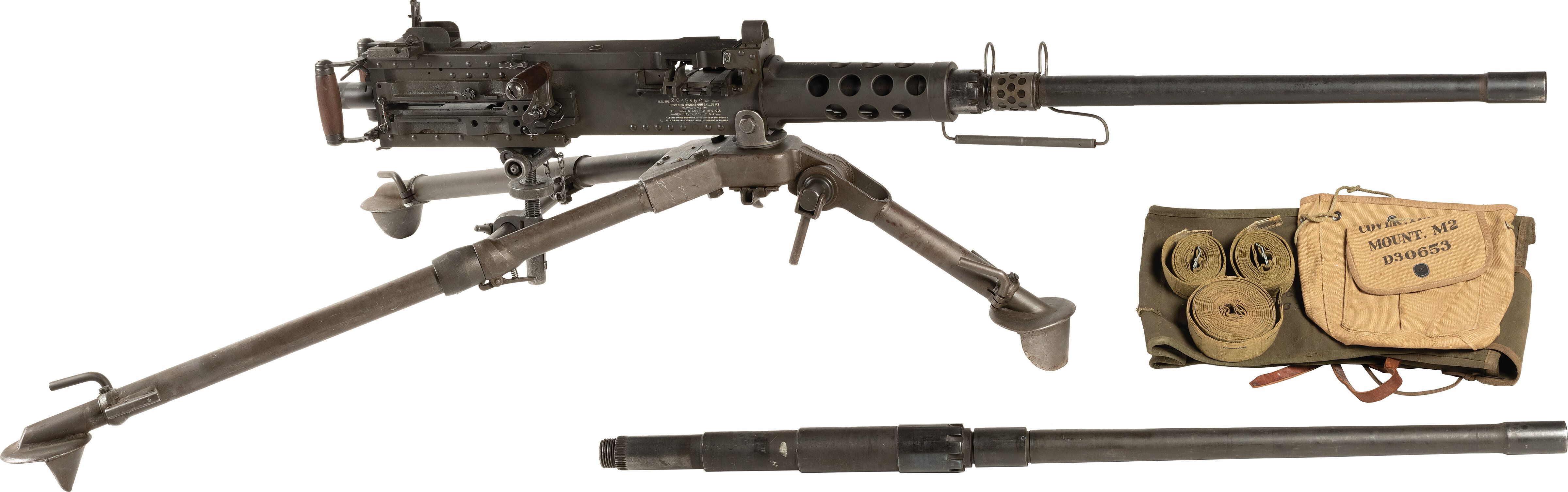 WWII U.S. High Standard M2 Machine Gun, Class III/NFA C&R | Rock Island ...