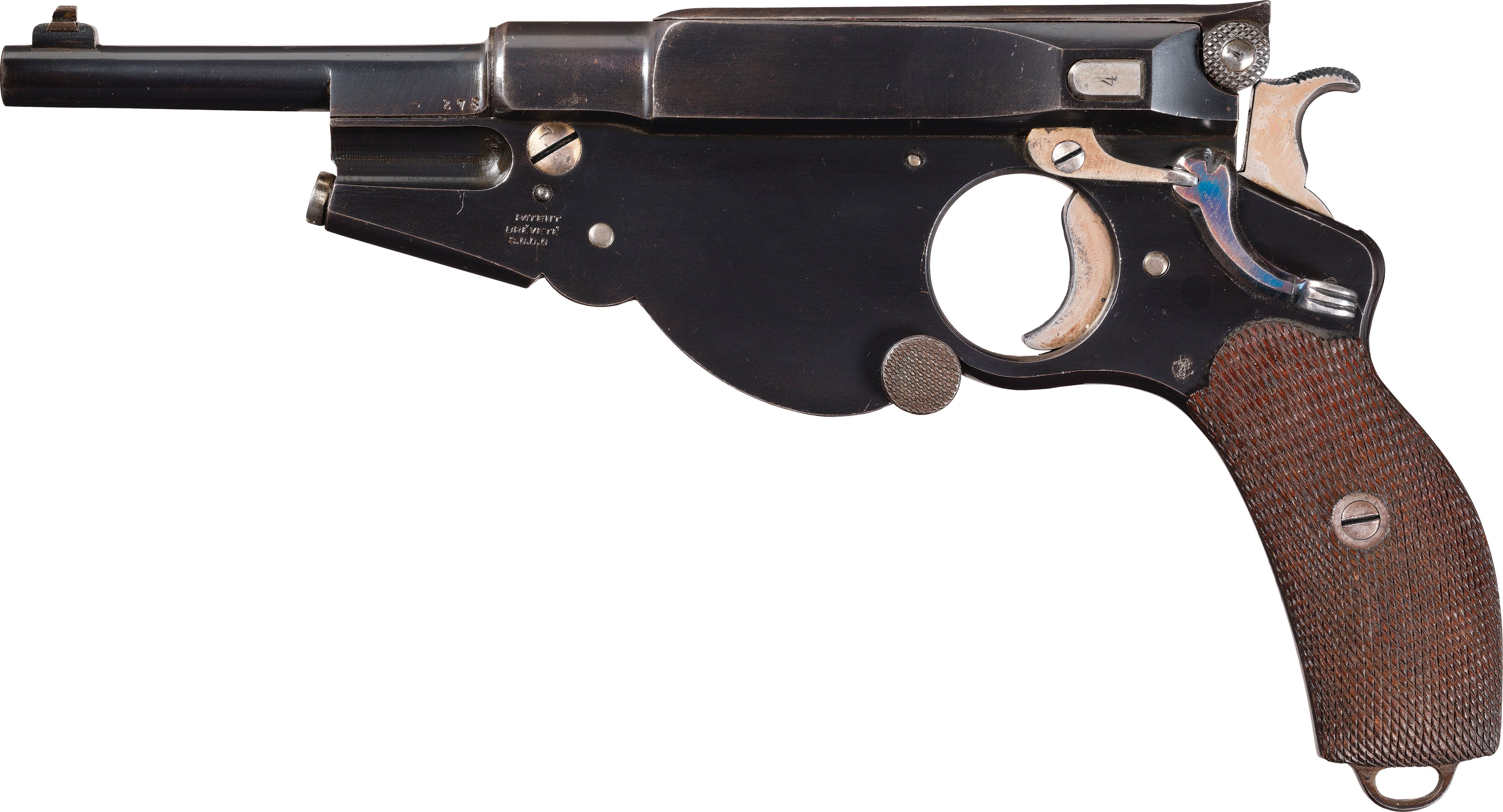 German V. C. Schilling Bergmann Model 1896 No. 3 Pistol | Rock Island ...