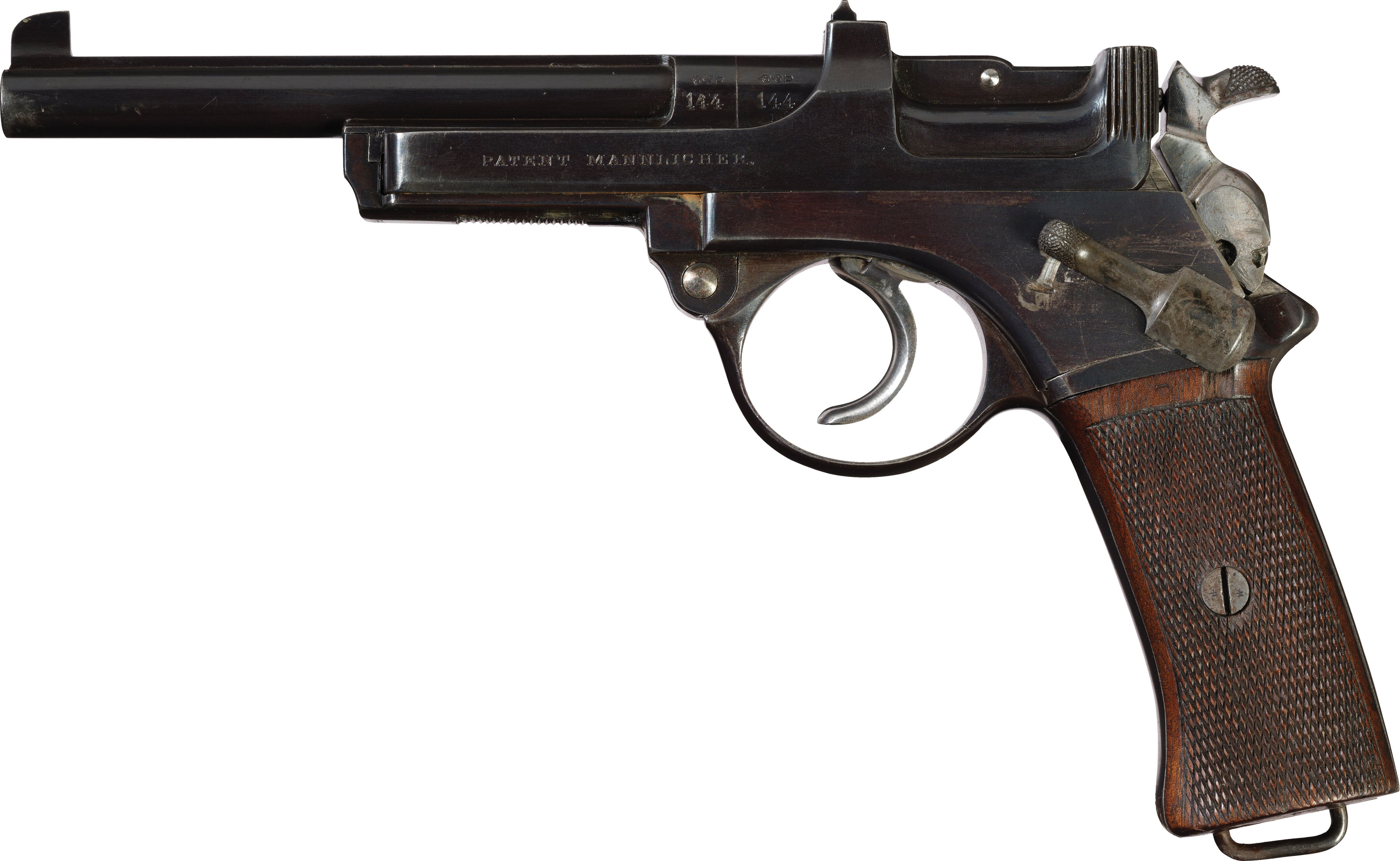 Dreyse Model 1900 Mannlicher Pistol, Serial Number "144" | Rock Island ...