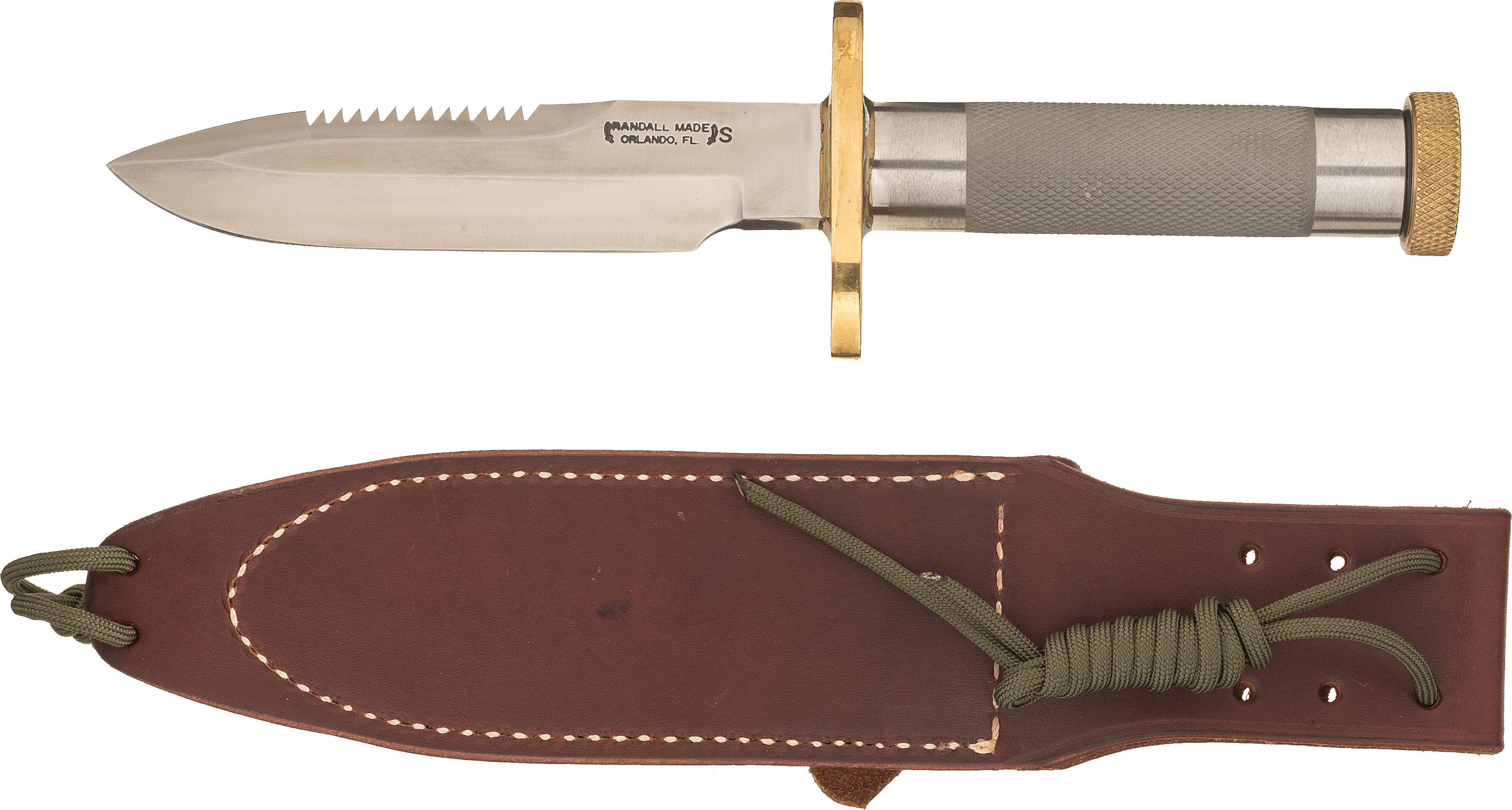 Randall Model 18 Attack Survival Knife with Sheath | Rock Island Auction