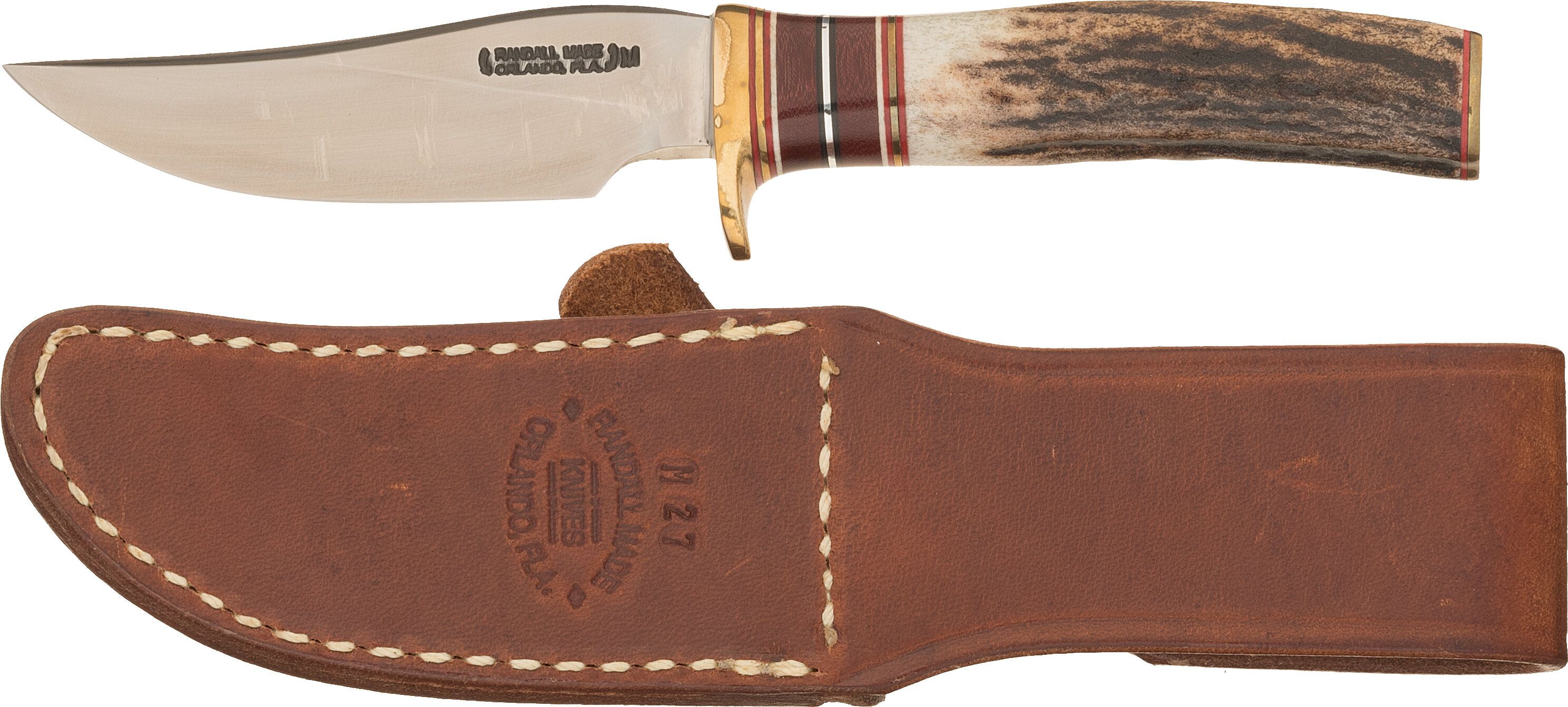 Randall Model 27 Mini Trailblazer Knife with Sheath | Rock Island Auction