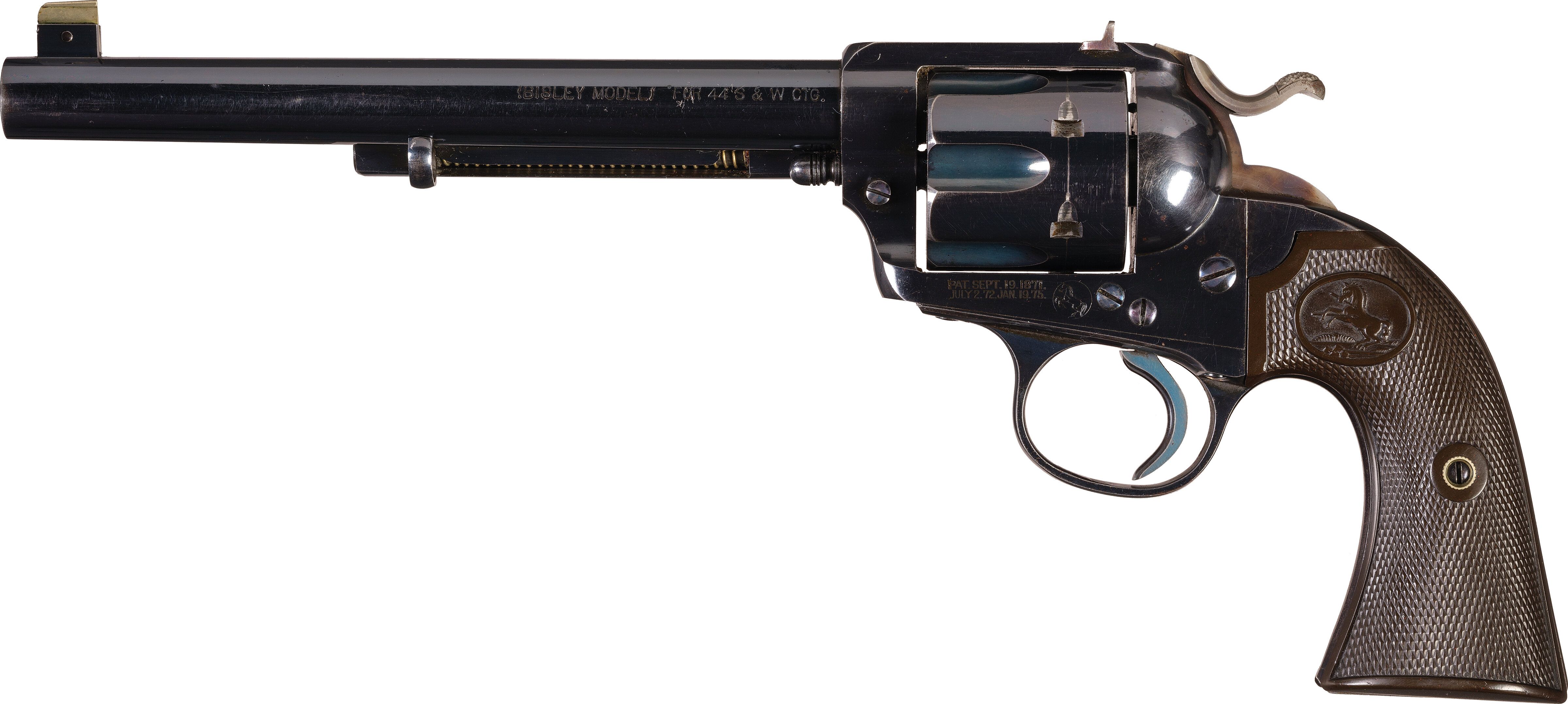 Colt Bisley Flattop Target Model Revolver Marked FOR .44 S&W CTG | Rock ...