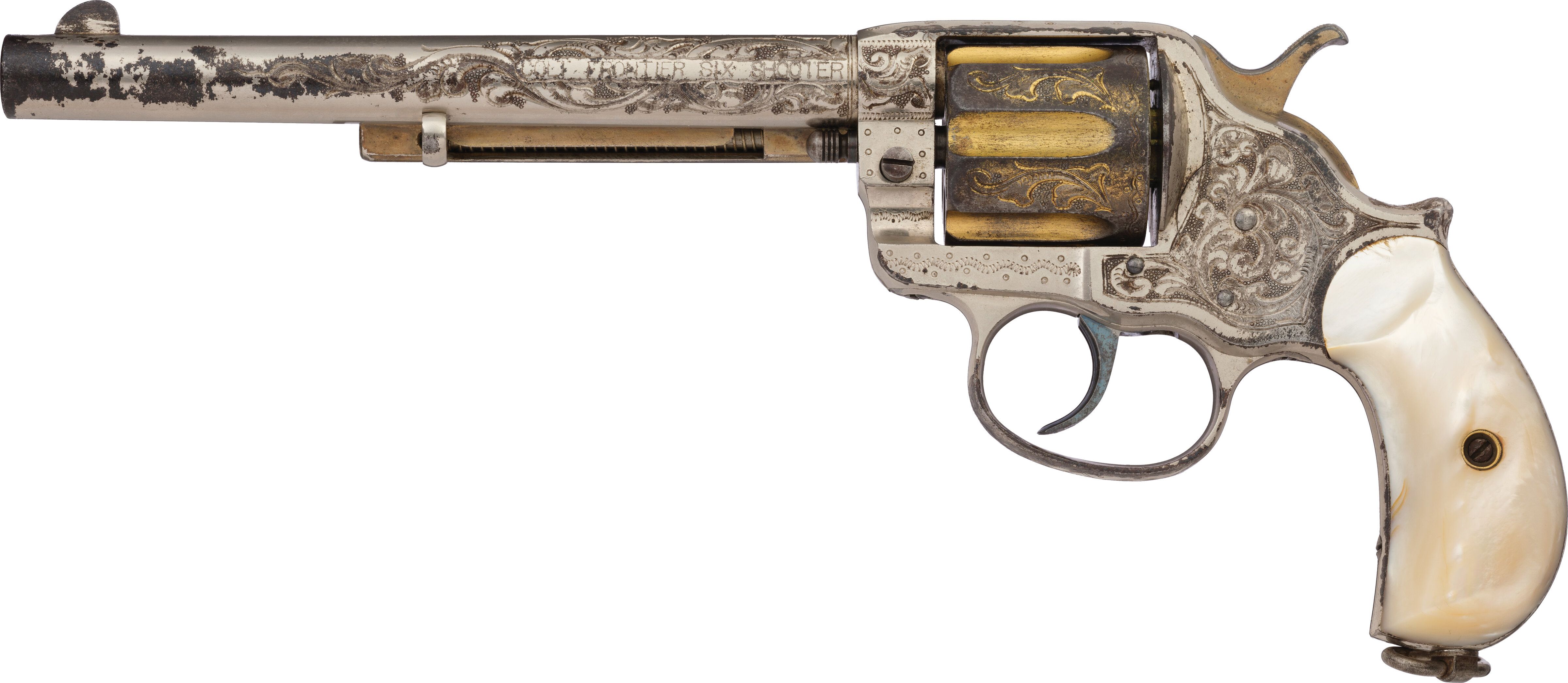 New York Engraved Colt Frontier Six Shooter Model 1878 Revolver | Rock ...