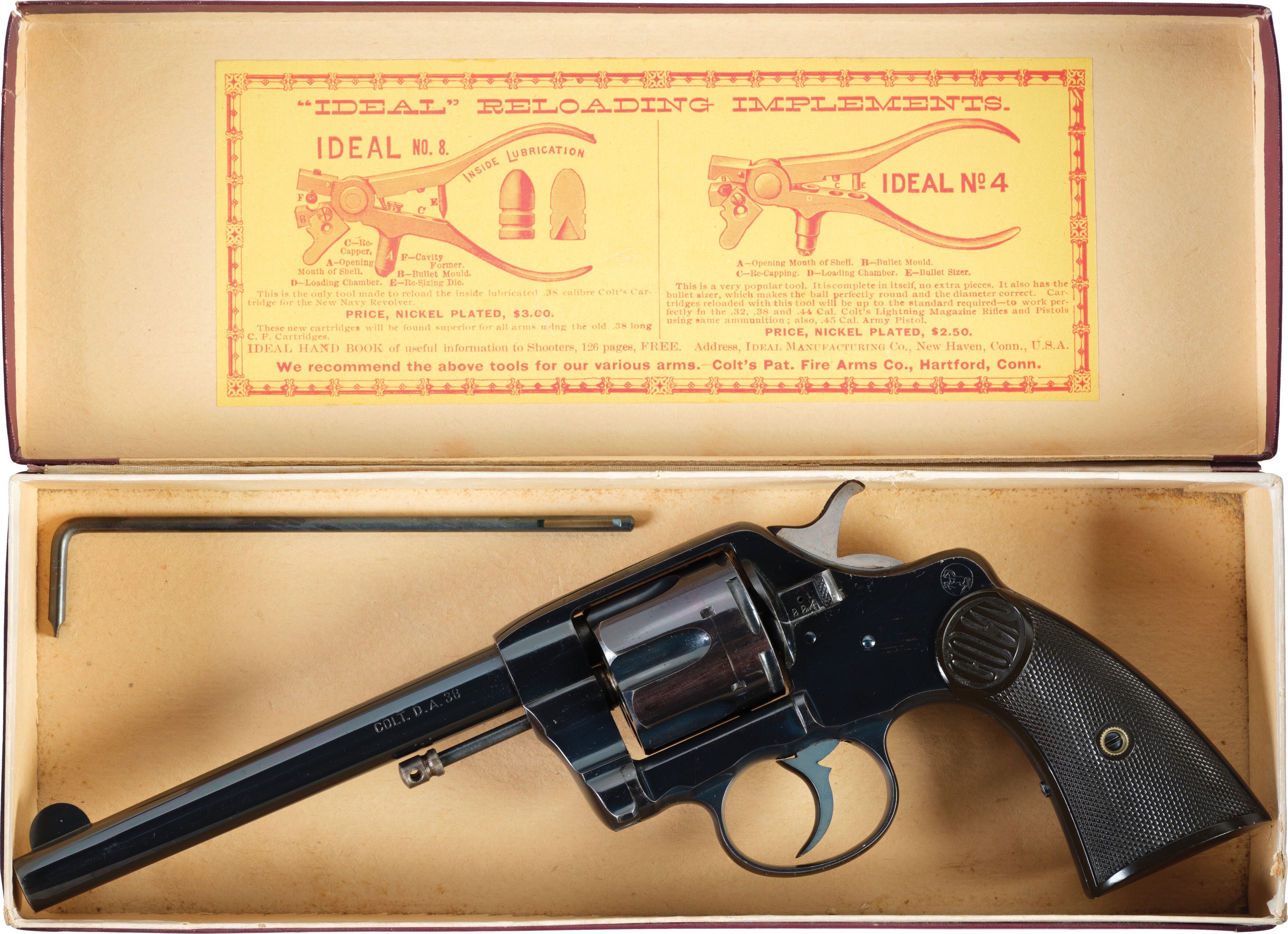 Colt New Model 1895 Navy Revolver with Picture Box | Rock Island Auction