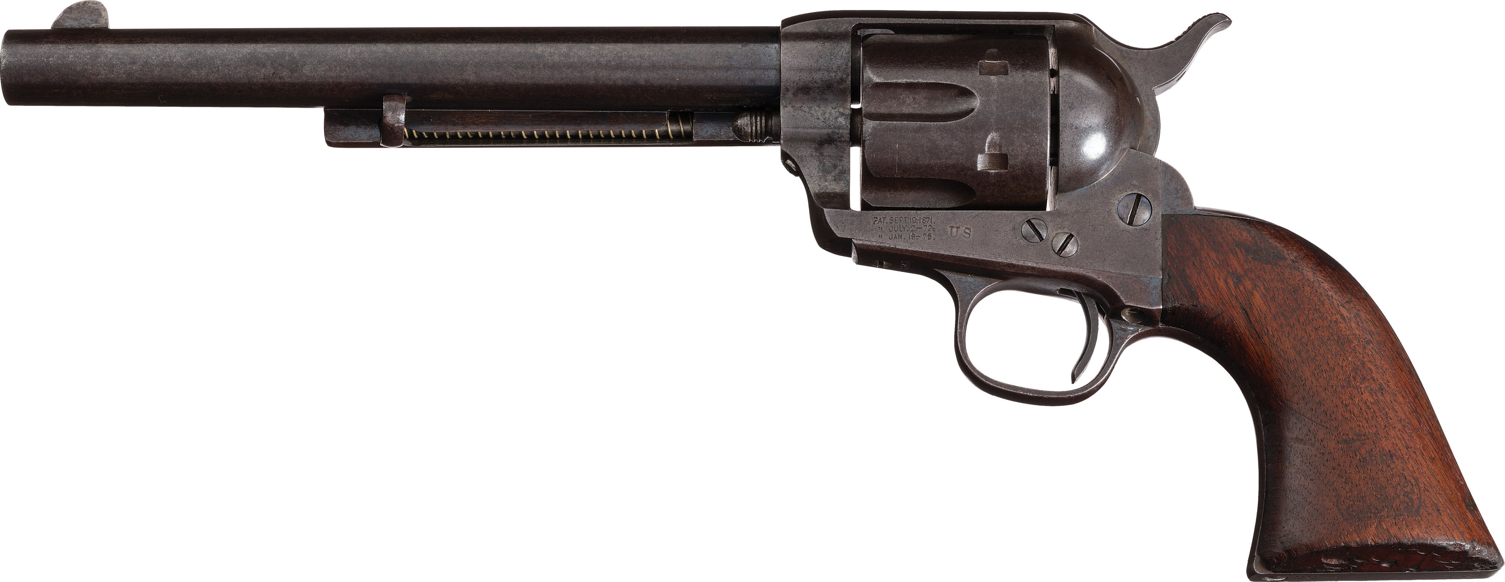 Rinaldo A Carr US Colt Cavalry Model Single Action Army Revolver | Rock ...