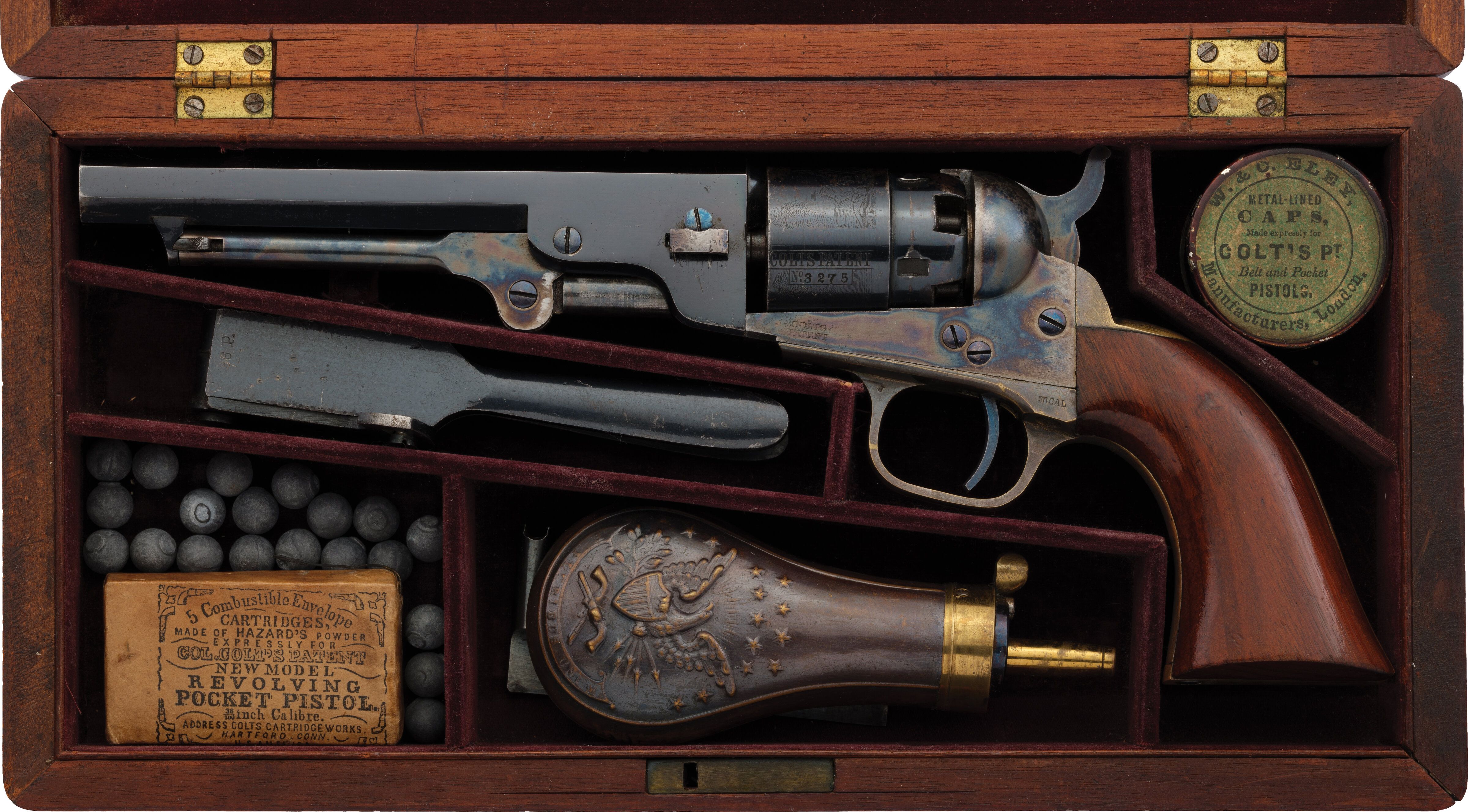 Cased Colt Pocket Navy Percussion Revolver | Rock Island Auction