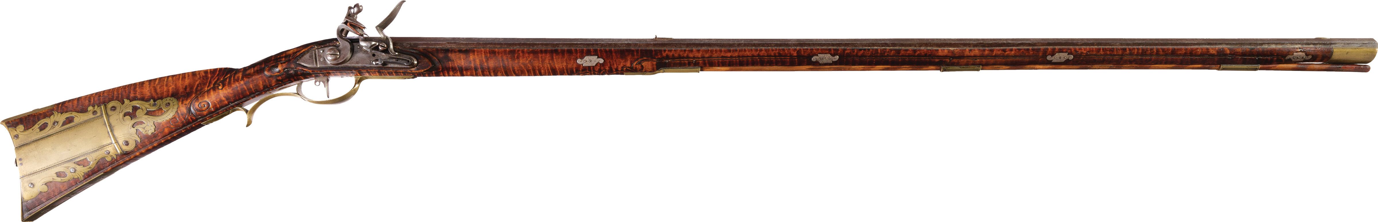 Leonard Reedy Signed Flintlock American Long Rifle | Rock Island Auction
