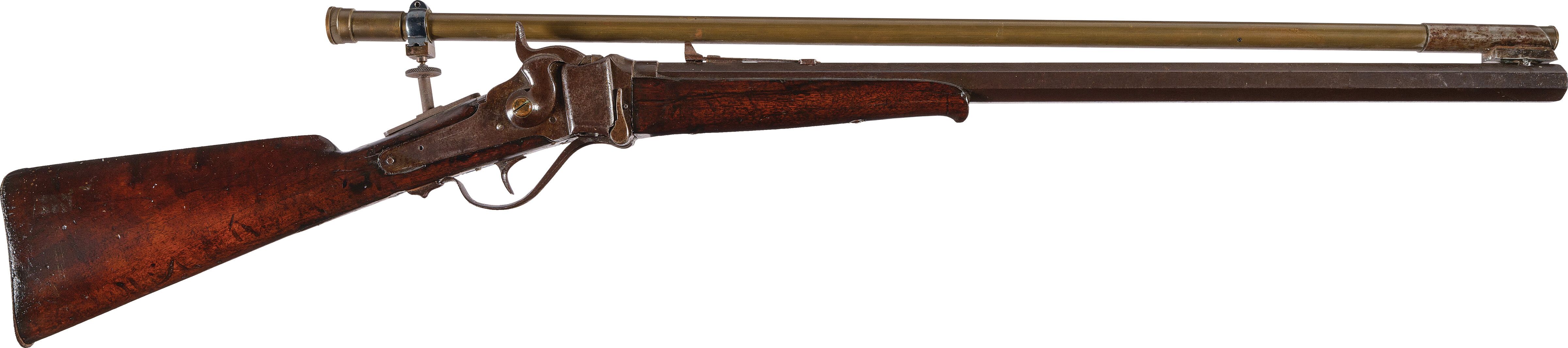 "Frontier Issued" Sharps 1874 Sporting Rifle with Scope | Rock Island ...