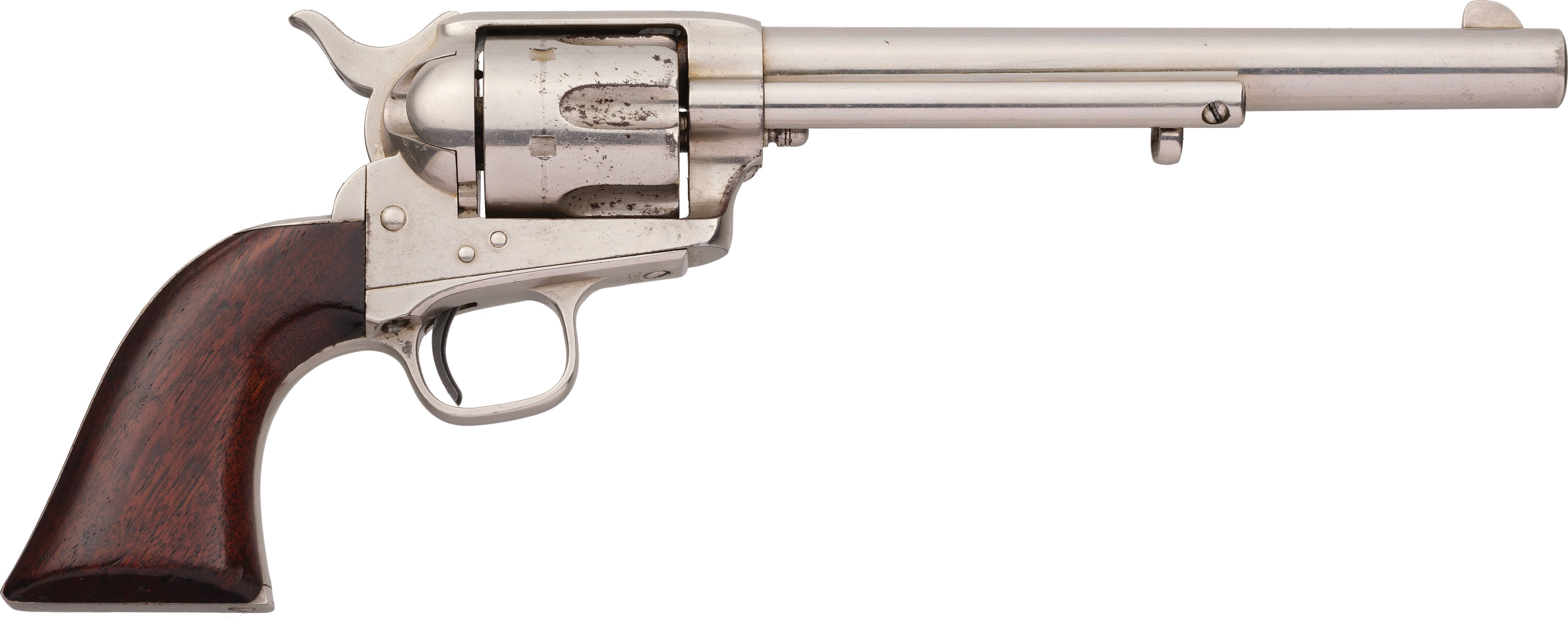 Nickel Ainsworth U.S. Colt Cavalry Model Single Action Army | Rock ...