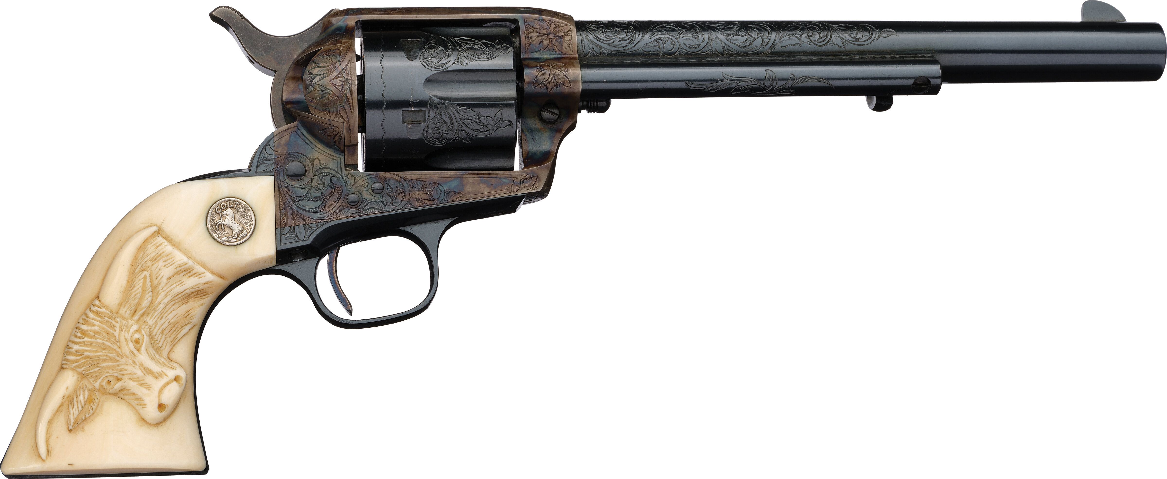 Wilbur Glahn Engraved Colt Single Action Army Revolver | Rock Island ...
