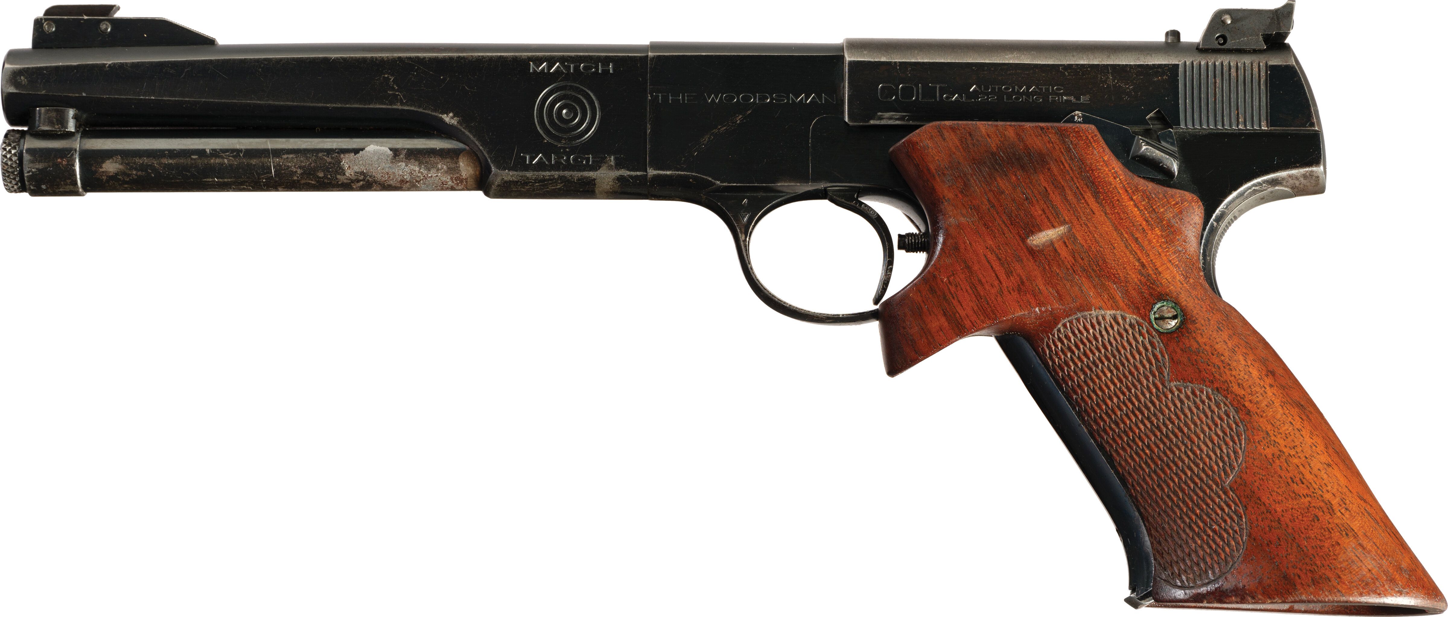Boston PD Colt Match Target Woodsman Pistol with Factory Letter | Rock ...