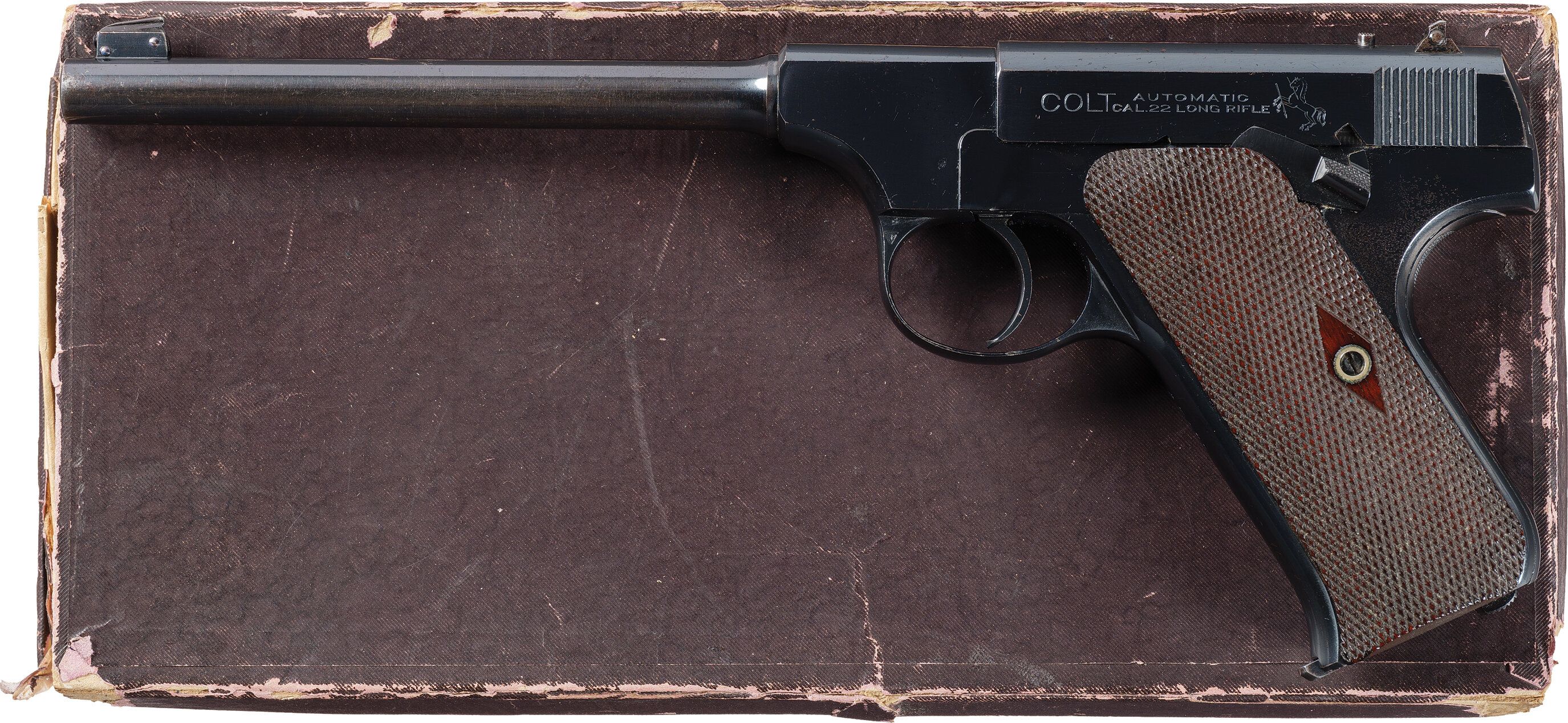 Colt First Series Pre-Woodsman Pistol with Original Box | Rock Island ...