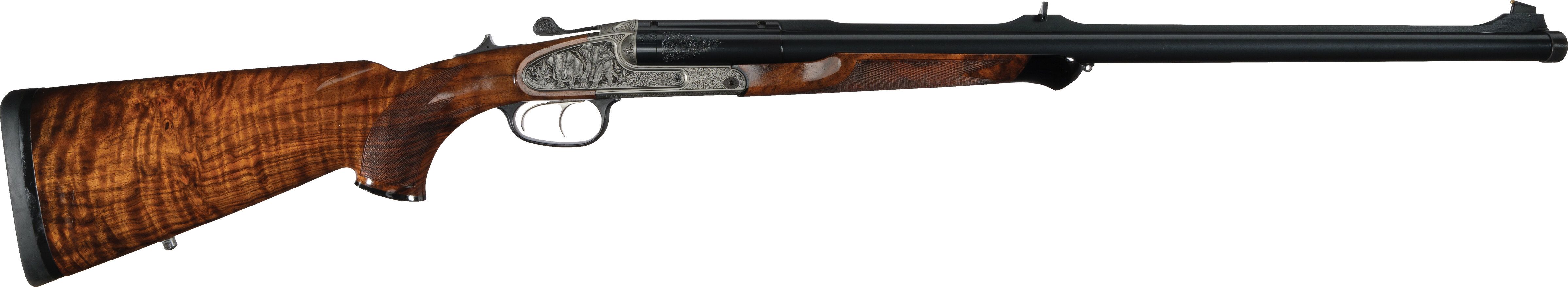 Factory Game Scene Engraved Blaser S2DB Double Rifle in .470 NE | Rock ...