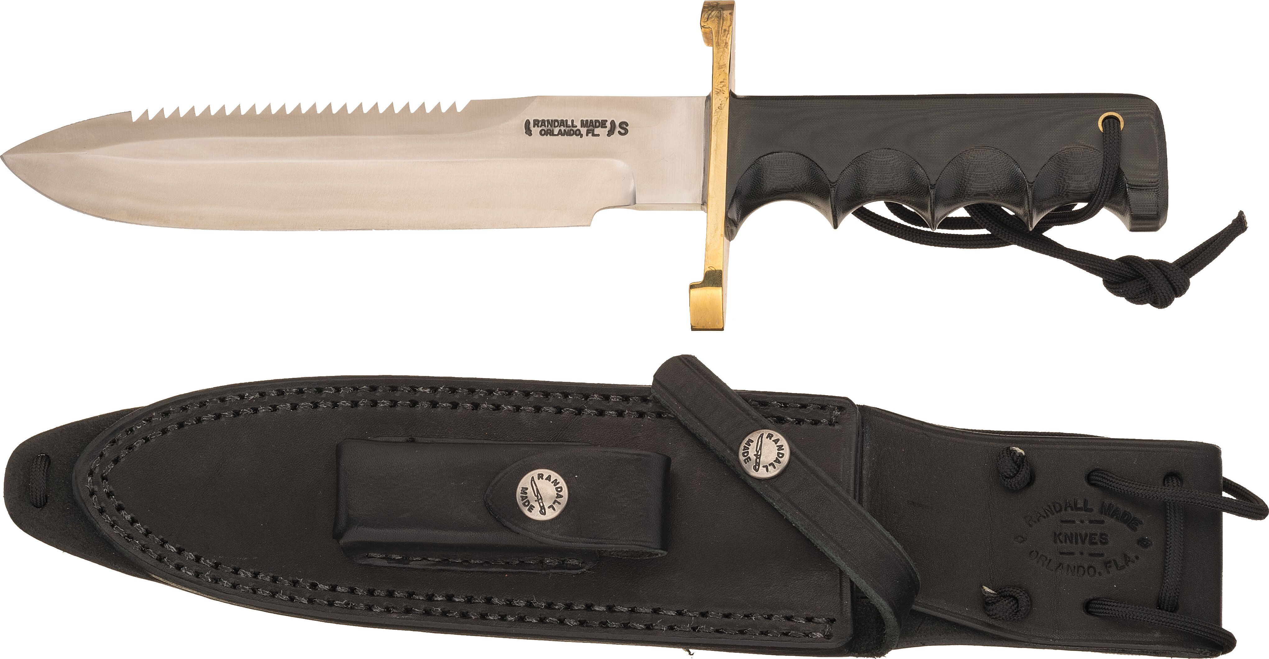 Randall Model 14 Attack Knife with Sheath | Rock Island Auction