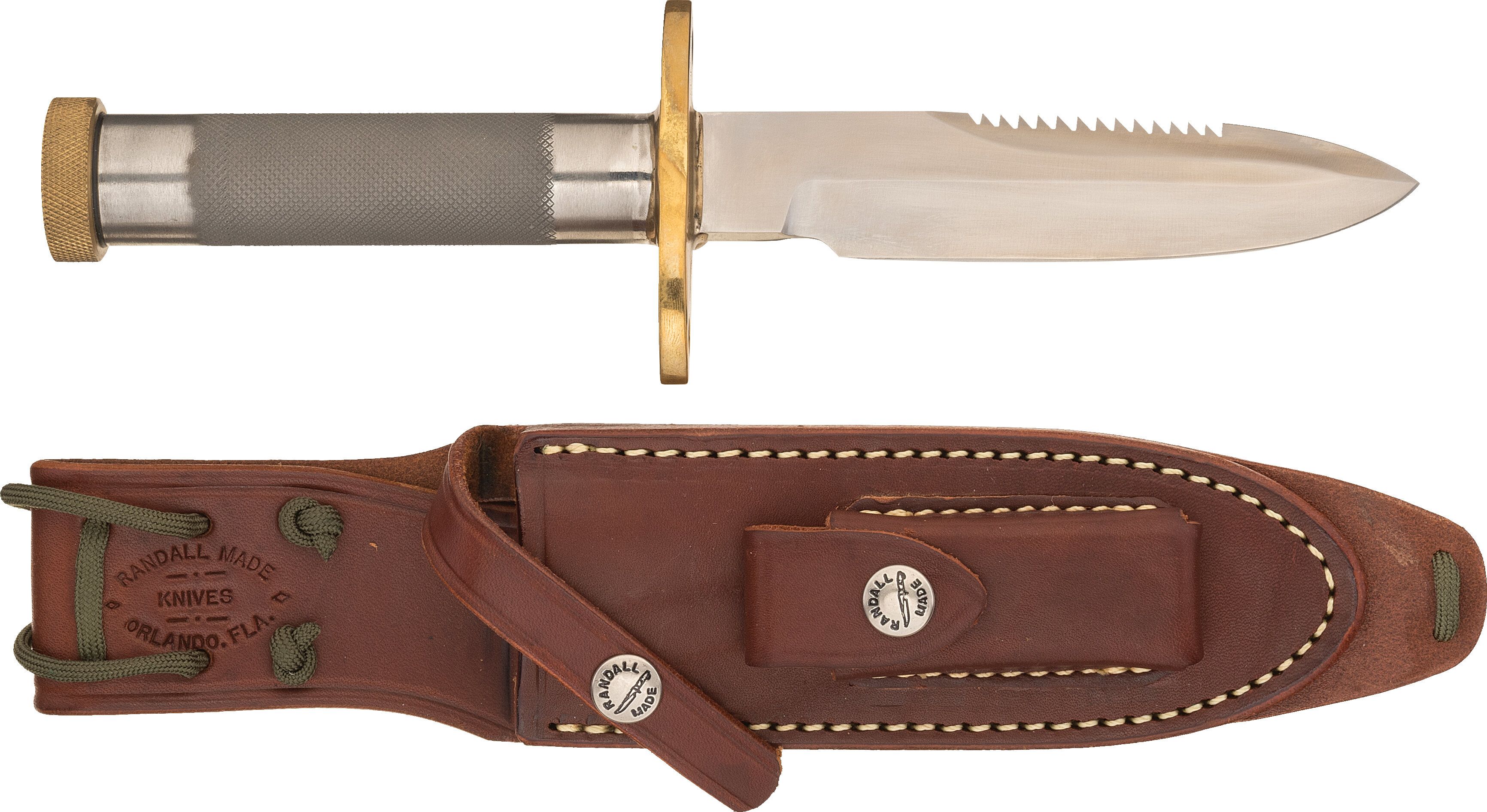 Randall Model 18 Attack Survival Knife with Sheath | Rock Island Auction