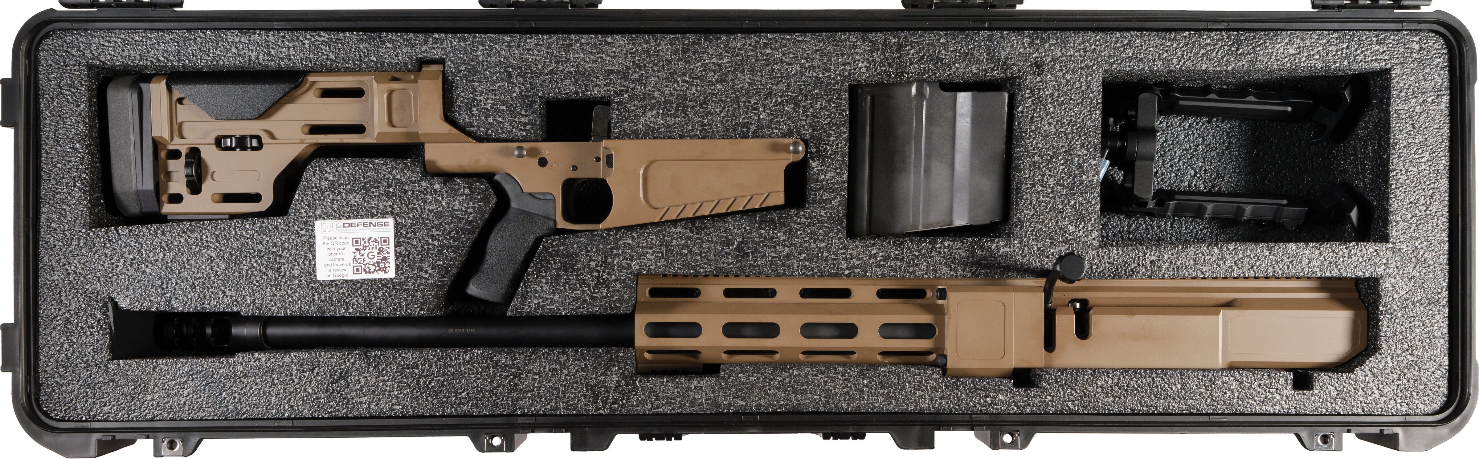 HM Defense & Tech HM50B2 Sniper Rifle with Case and Bipod | Rock Island ...