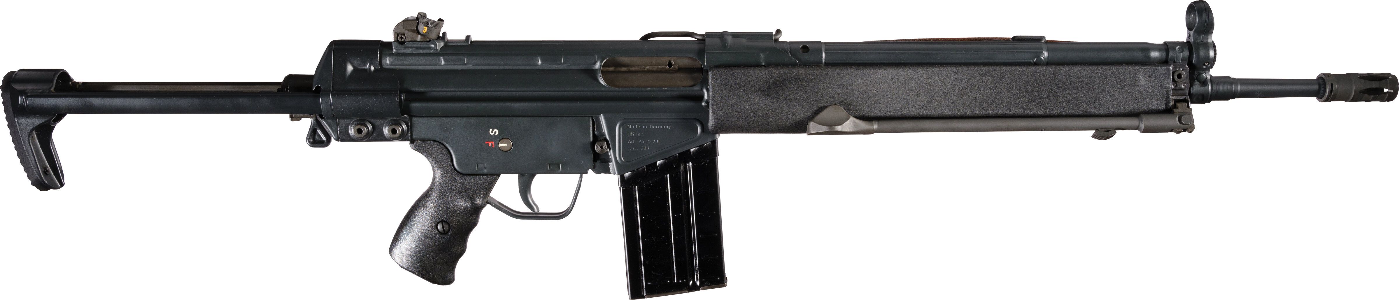 Pre-Ban German Heckler & Koch HK91 Rifle with Bipod | Rock Island Auction