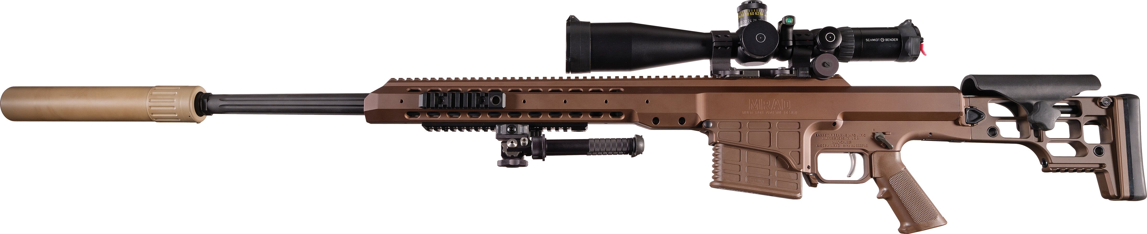 Barrett MRAD Rifle with Scope, Silencer and Case, Class III/NFA | Rock ...