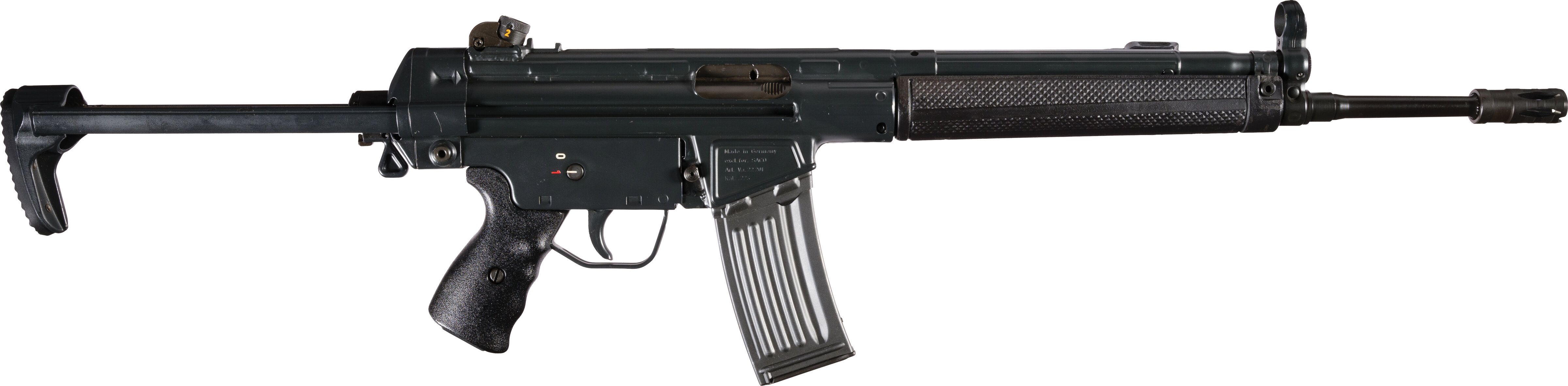 Pre-Ban Heckler & Koch HK93A3 Paratrooper Rifle with Accessories | Rock ...