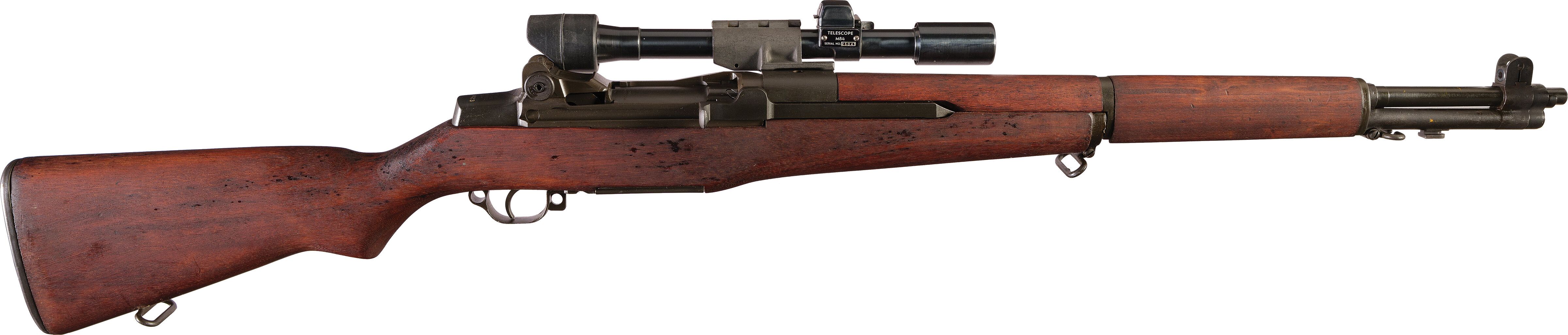 U.S. Springfield M1D Garand Sniper Rifle with M84 Scope | Rock Island ...