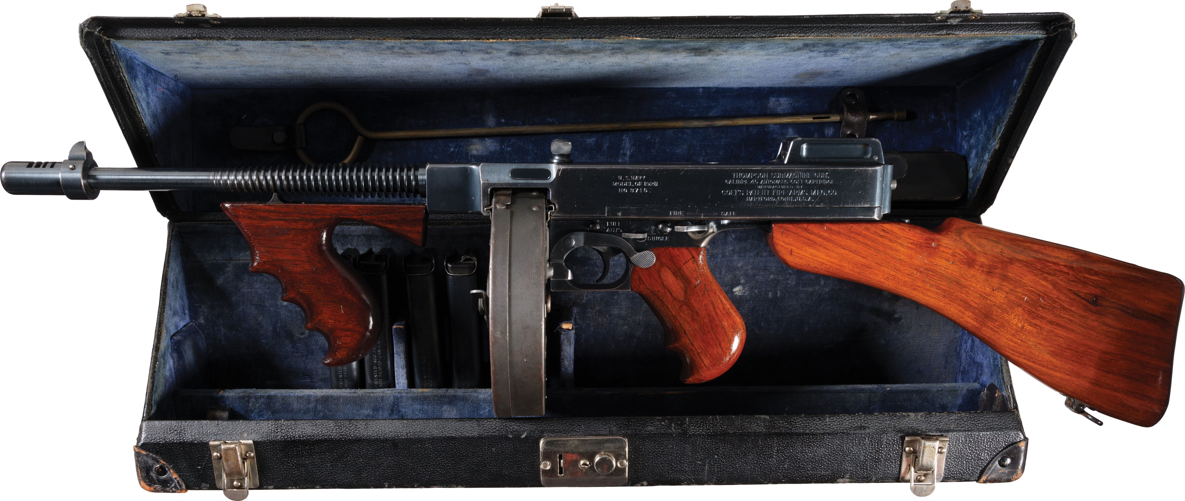 Colt 1928 Navy Thompson, Class III/NFA C&R Machine Gun | Rock Island ...