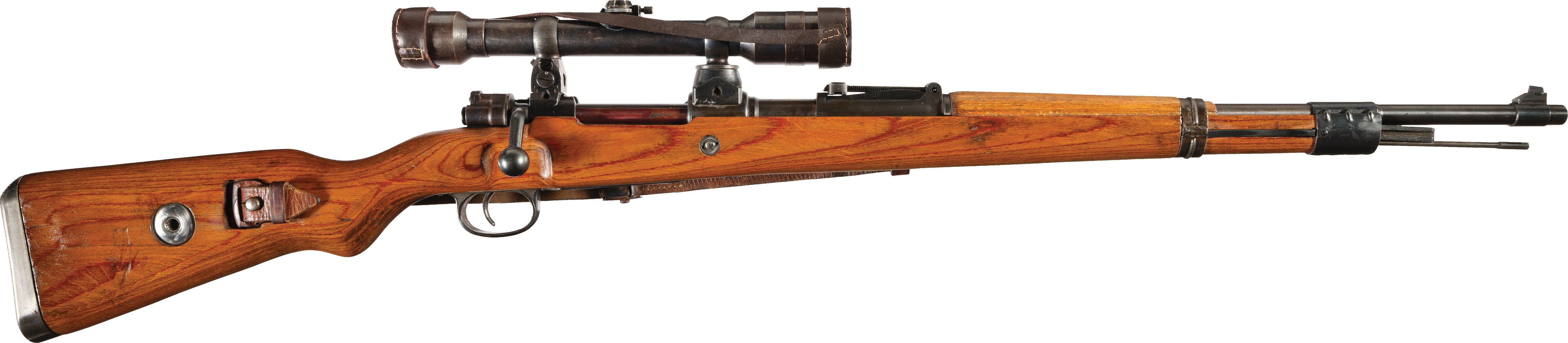 WWII German Mauser K98k High Turret Sniper Rifle with Scope | Rock ...