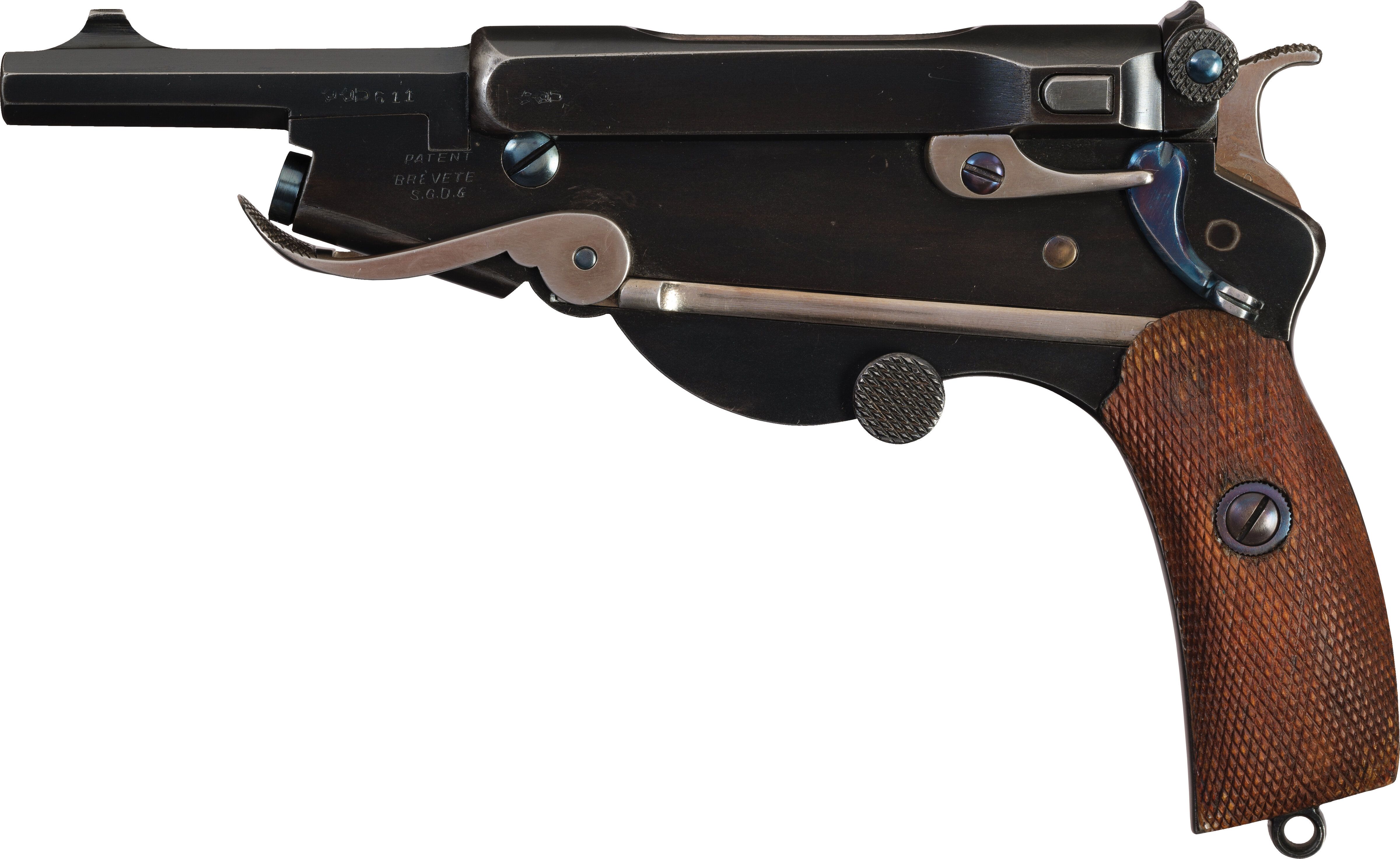 V. C. Schilling Bergmann Model 1896 No.2 Pistol with Clip | Rock Island ...